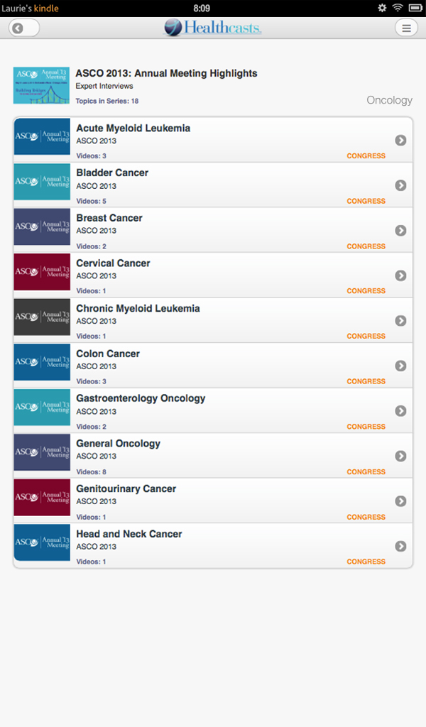 Healthcasts - App on Amazon Appstore