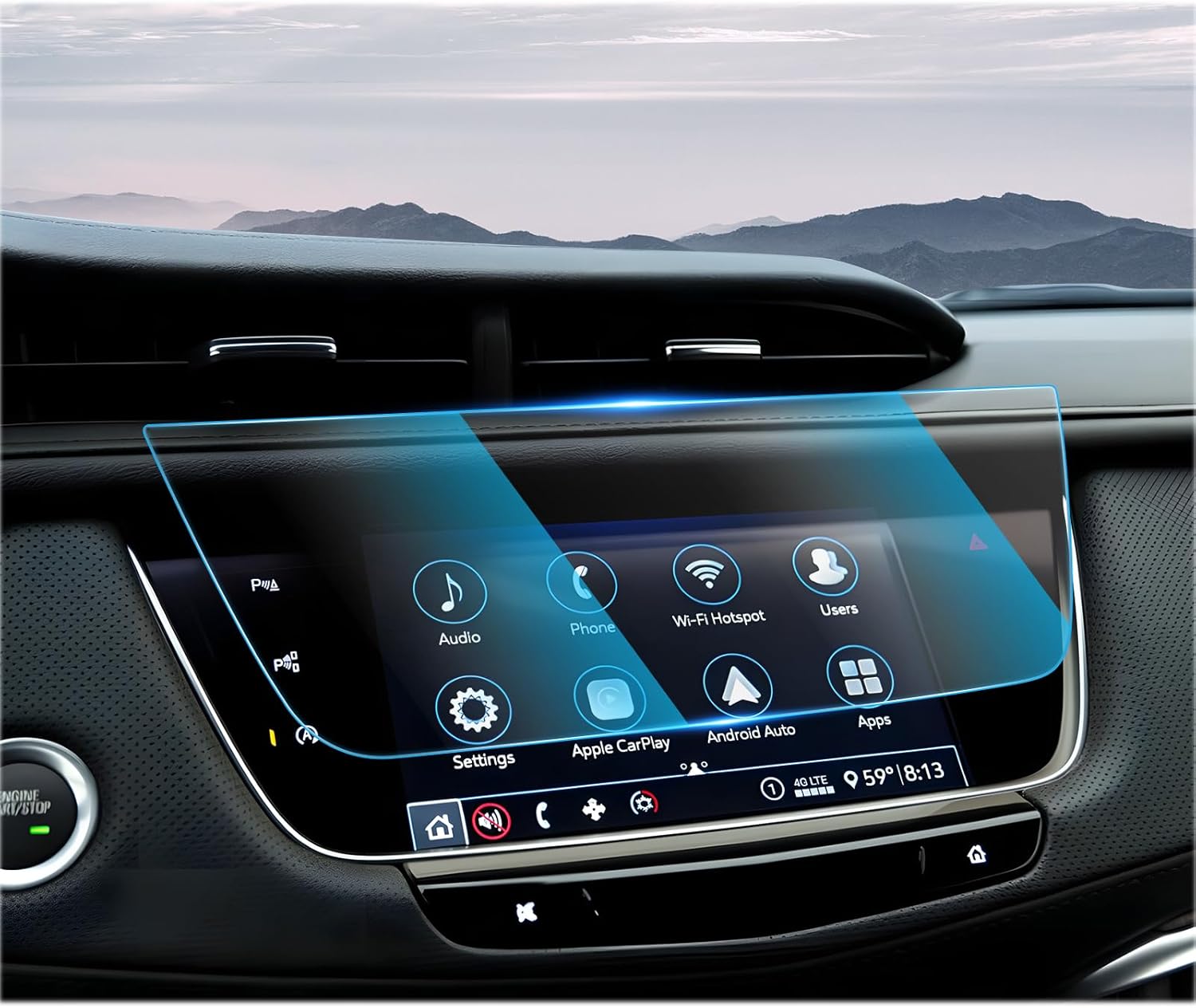 CDEFG Screen Protector for Cadillac XT5 XT6 Accessories 2025 2024 2023 ...