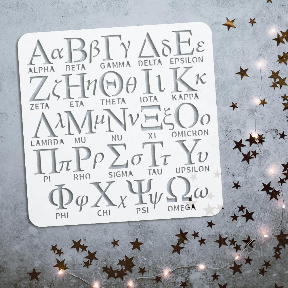 Stencil Lettera Greca Delta Search | TYPECACHE.COM