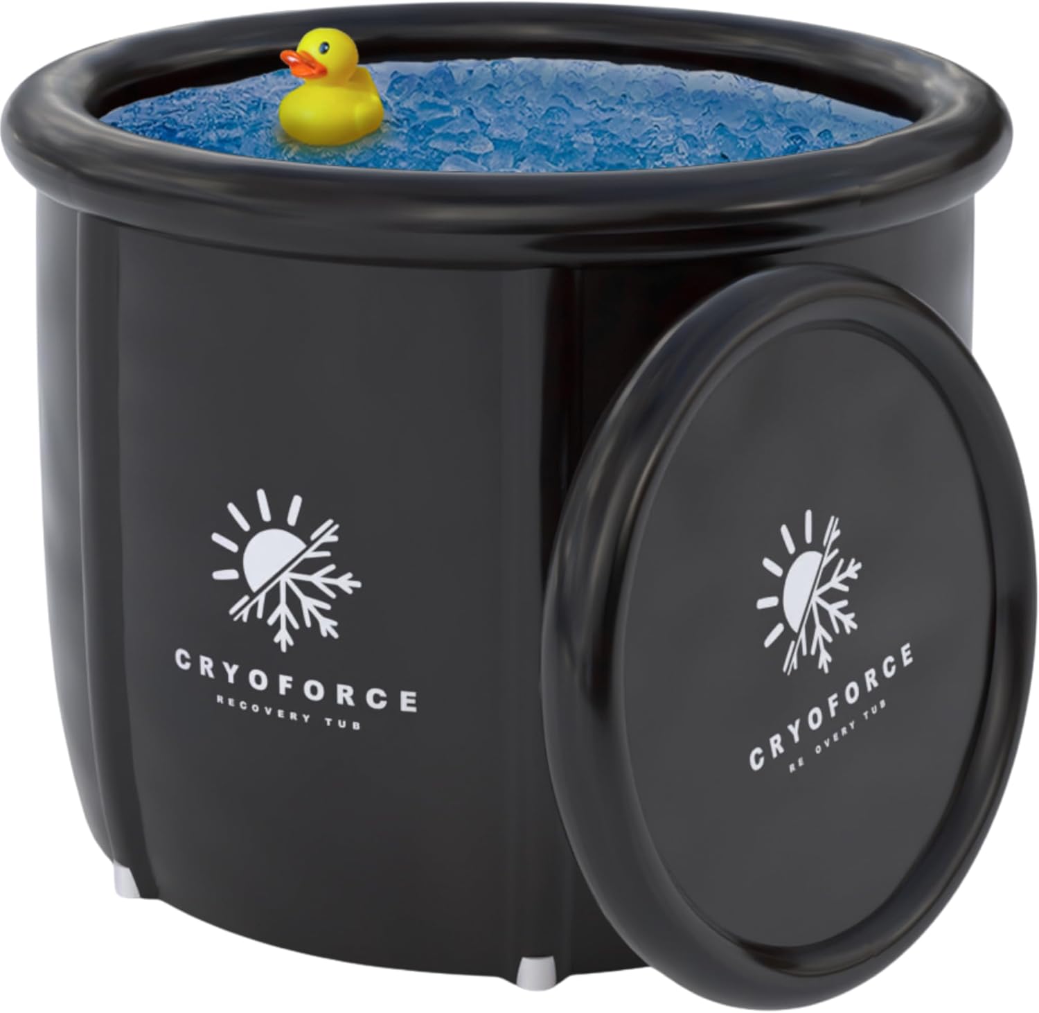 Large Ice Bath for Athletes - Portable Free Standing Cold Plunge Tub ...