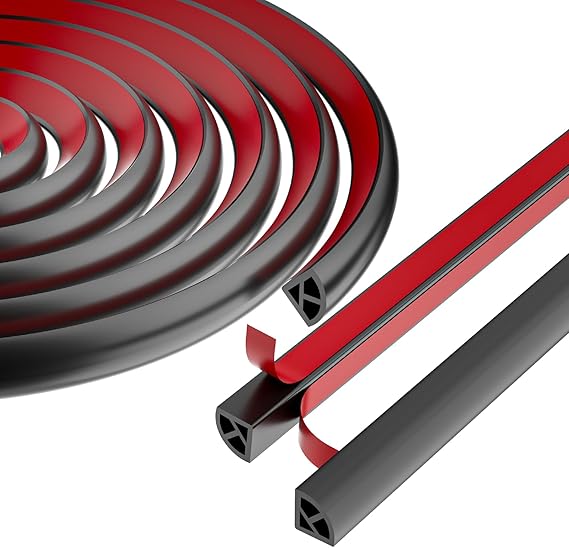 Flexible Quarter Round Molding Bendable, Mini Peel and Stick Rubber ...