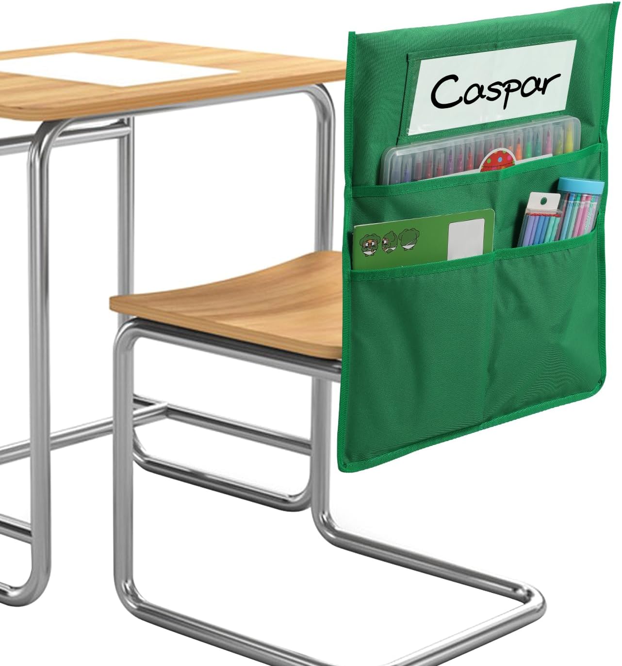 Amazon.com: Chairback Buddy Pocket Chart,Student Chair Pockets for ...