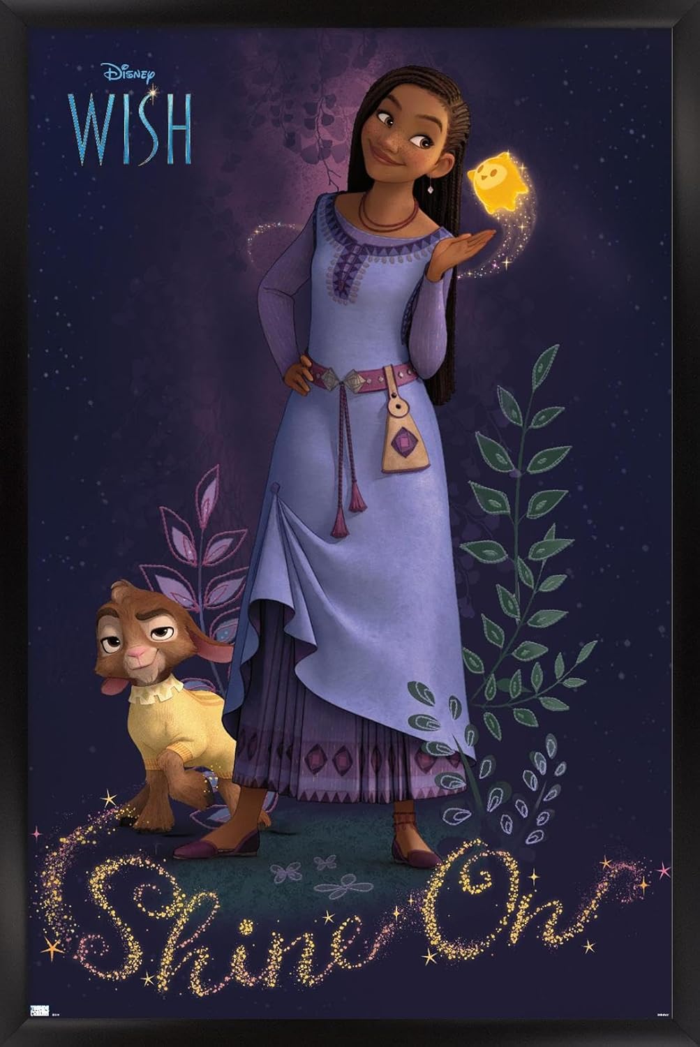 Amazon.com: Trends International Disney Wish - Asha Wall Poster, 22.37 ...