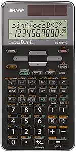 Sharp EL-520 TG-GY Scientific School Calculator (2 Line Display, D.A.L ...
