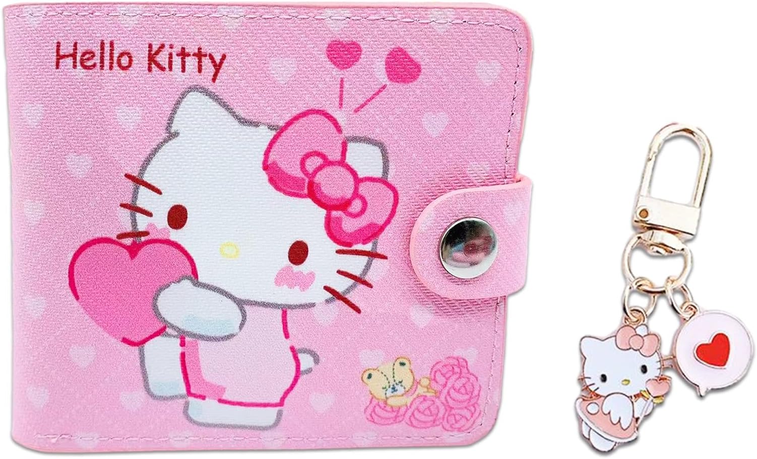 Amazon.com: NSRAOIM Cute Small Wallet for Women and Girls, Kawaii ...