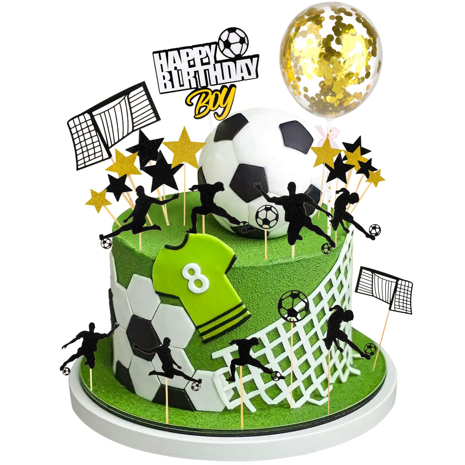 Football Theme Cake Toppers Soccer Cake Topper Kit Perfect For Game