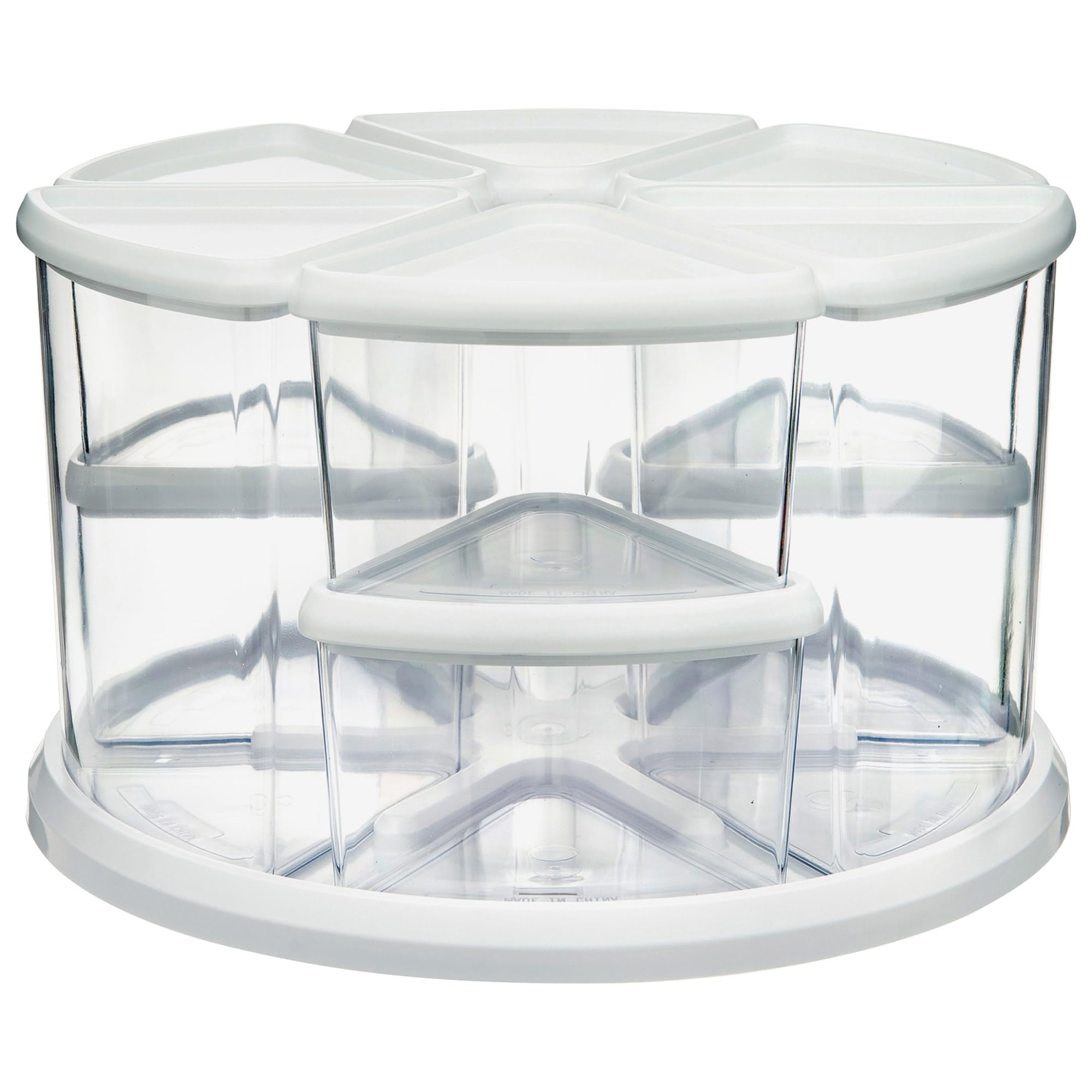 Deflecto Rotating Carousel Craft Organizer Clear | Desertcart EGYPT