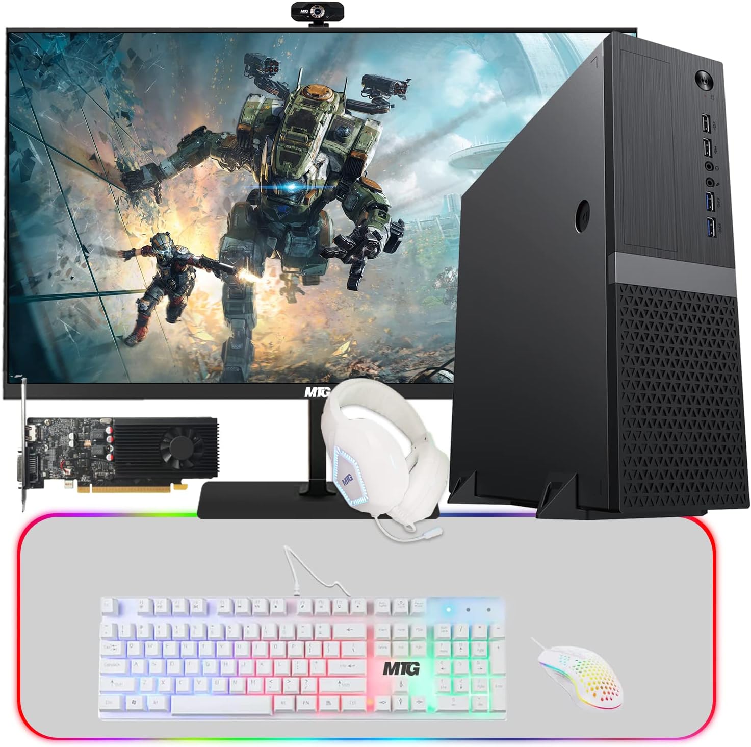 Amazon.com: Gaming Desktop PC, Intel Core i5 8th Gen, TechMagnet Heera, GT 1030 Graphics, 16GB ...