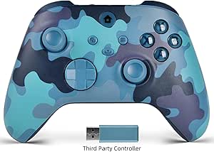 TechKen Wireless Controller for Xbox Host Series, Ocean Blue : Amazon ...