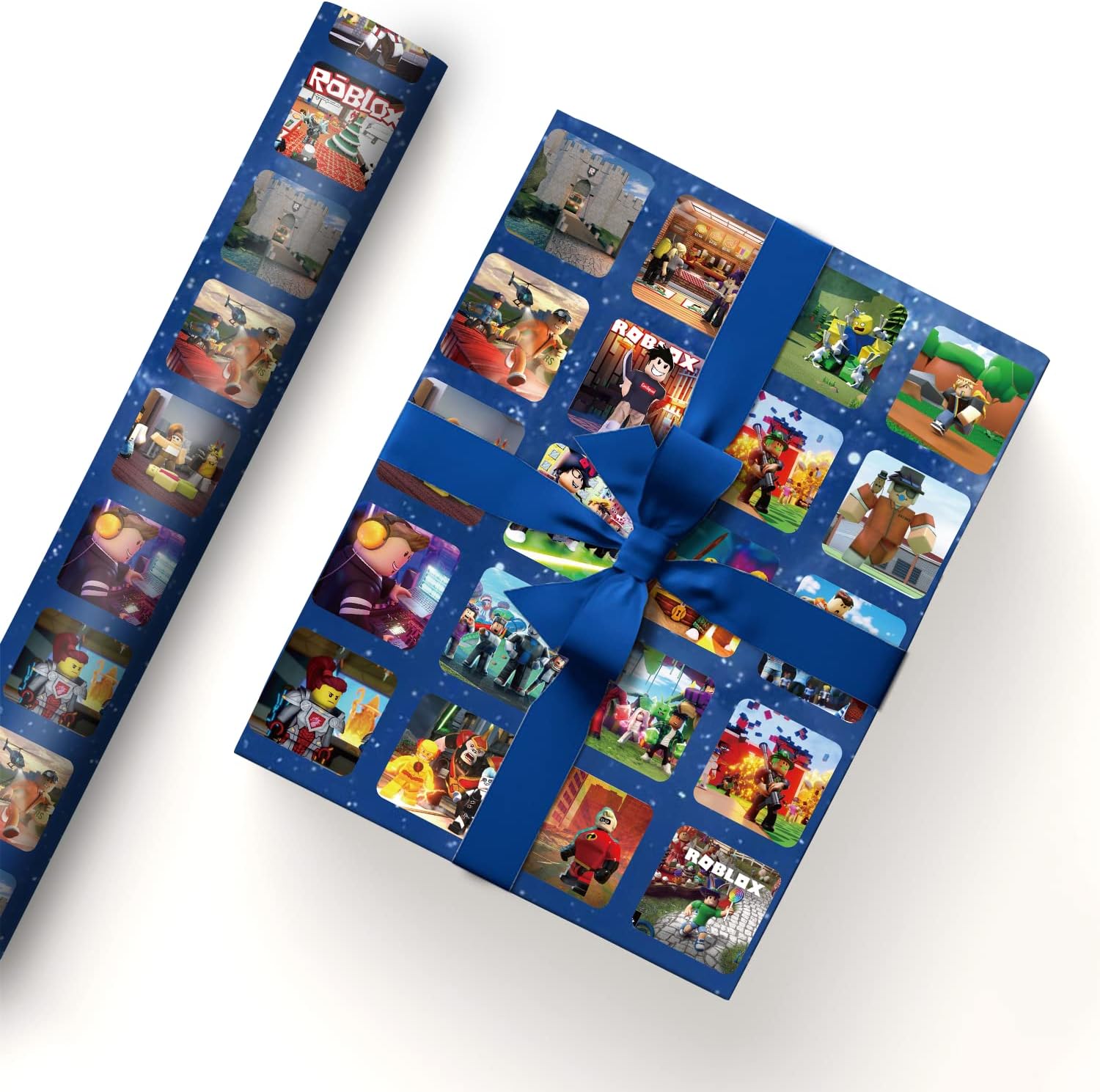 PADIEOE Pack of 5 Roblox Gift Wrapping Paper 51x75cm Kraft Paper ...