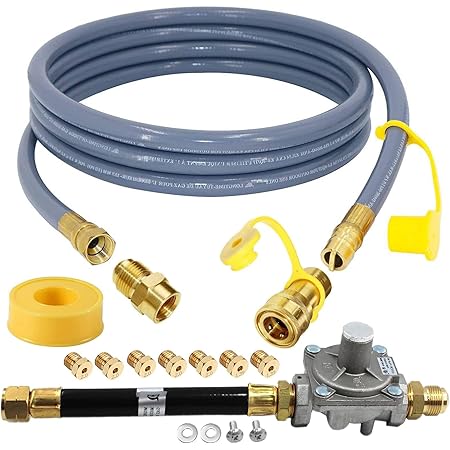 Amazon.com : KitchenAid 710-0003 Natural Gas Hose and Regulator for Gas ...