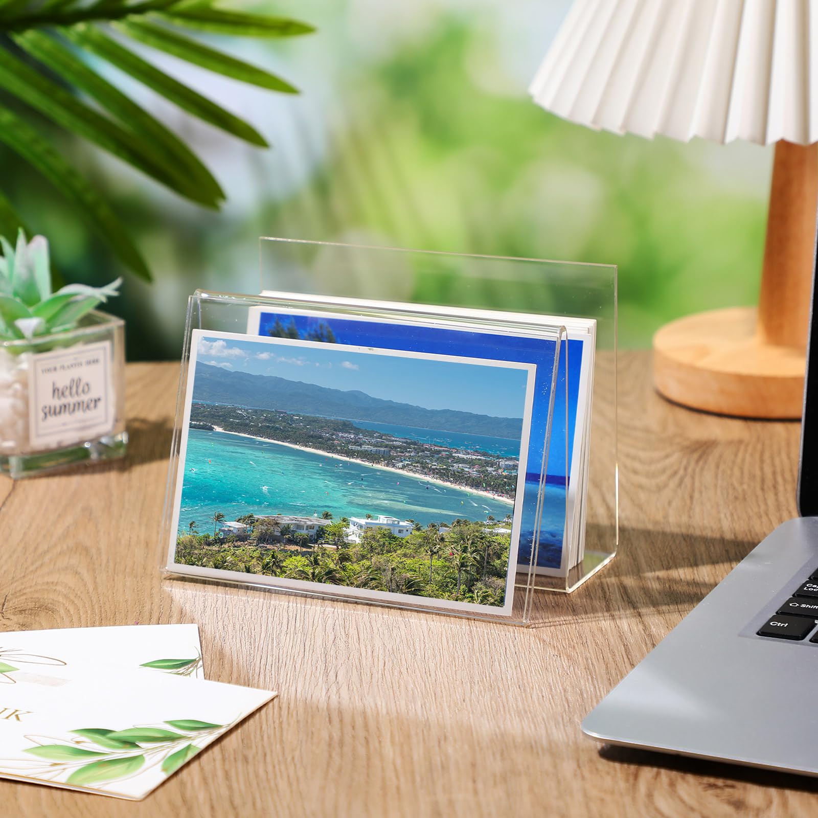 Snapklik.com : Vicenpal 12 Pcs Clear Acrylic Postcard Holder Business ...