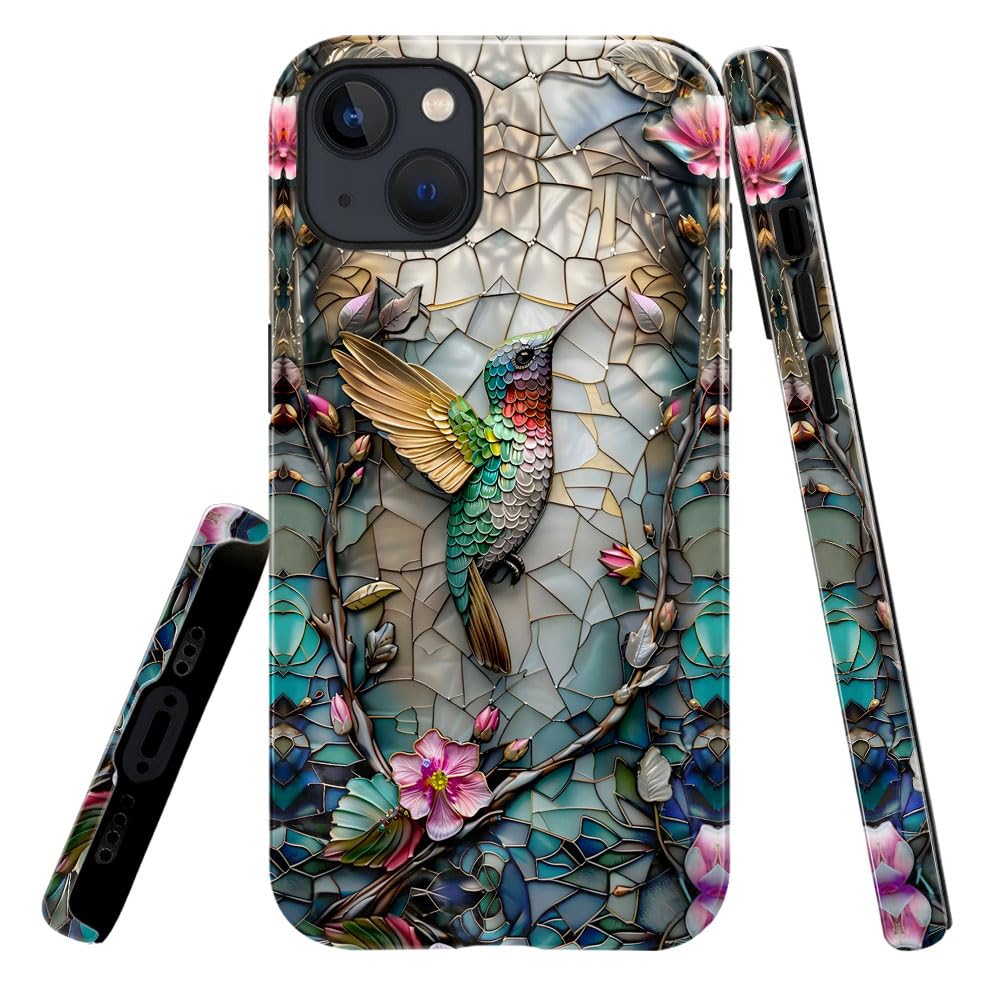 Amazon.com: YiXinBB Case Compatible with iPhone 15,Stained Glass ...