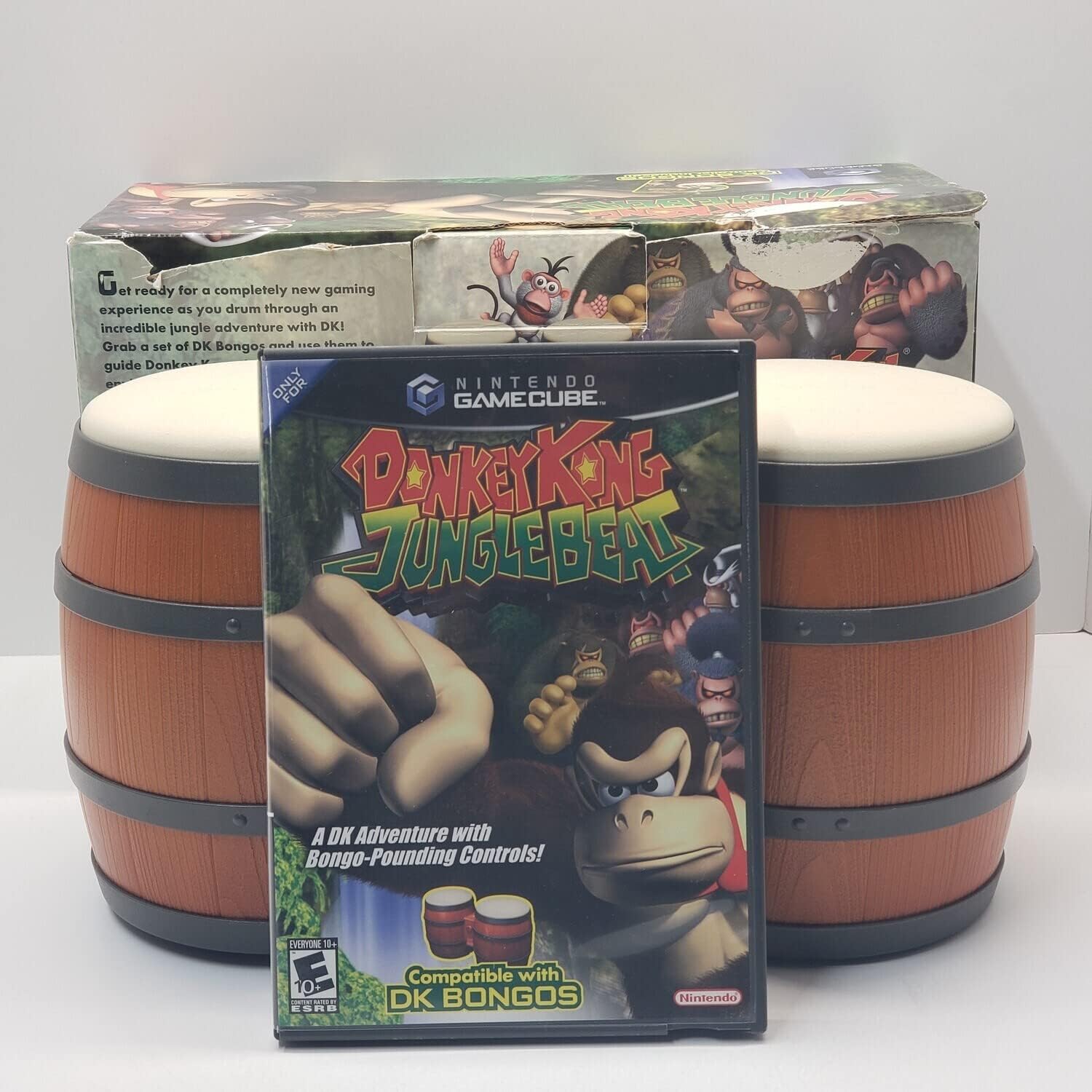 Donkey Kong Jungle Beat (Includes Bongos) - GameCube: Video Games ...