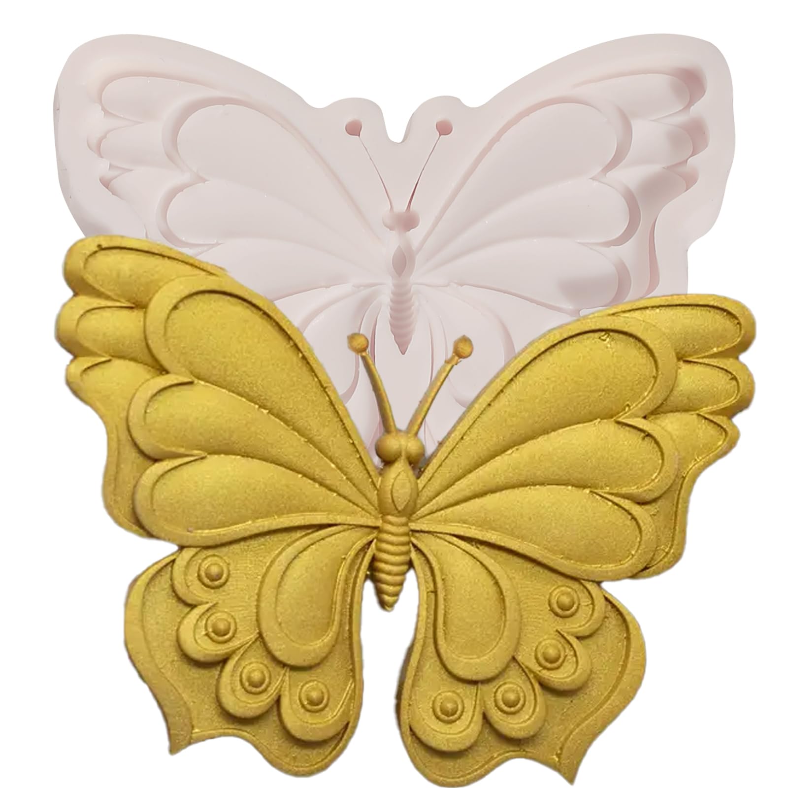 Amazon.com: nklbio 1Pcs Butterfly Silicone Mold, Chocolate Fondant ...