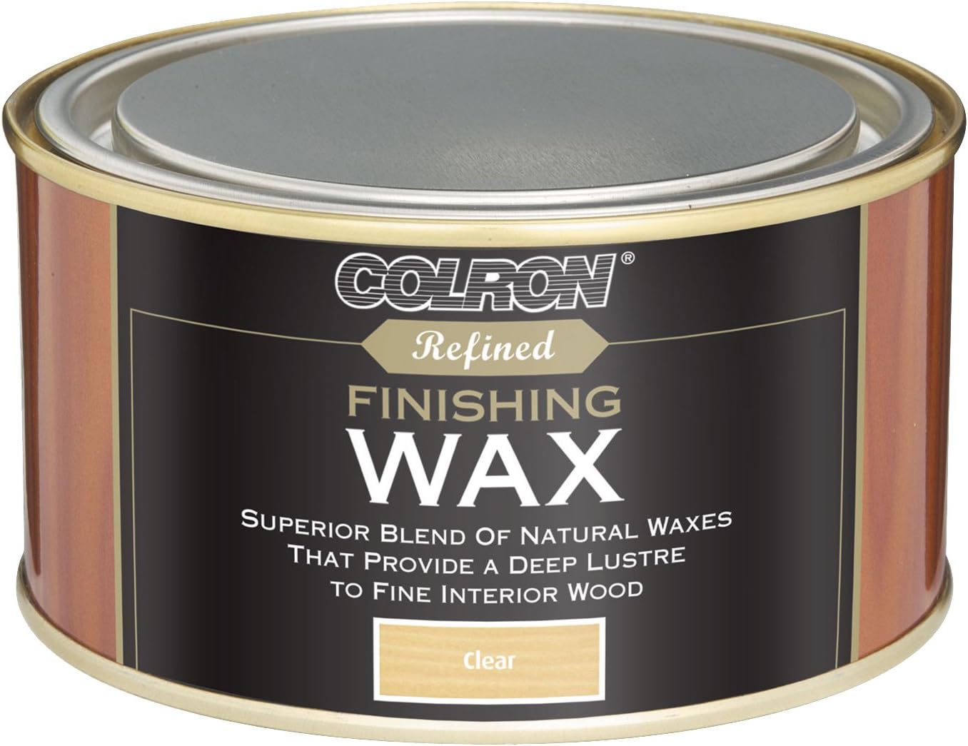 Ronseal CRFW325 325g Colron Refined Finishing Wax - Clear, Packaging ...