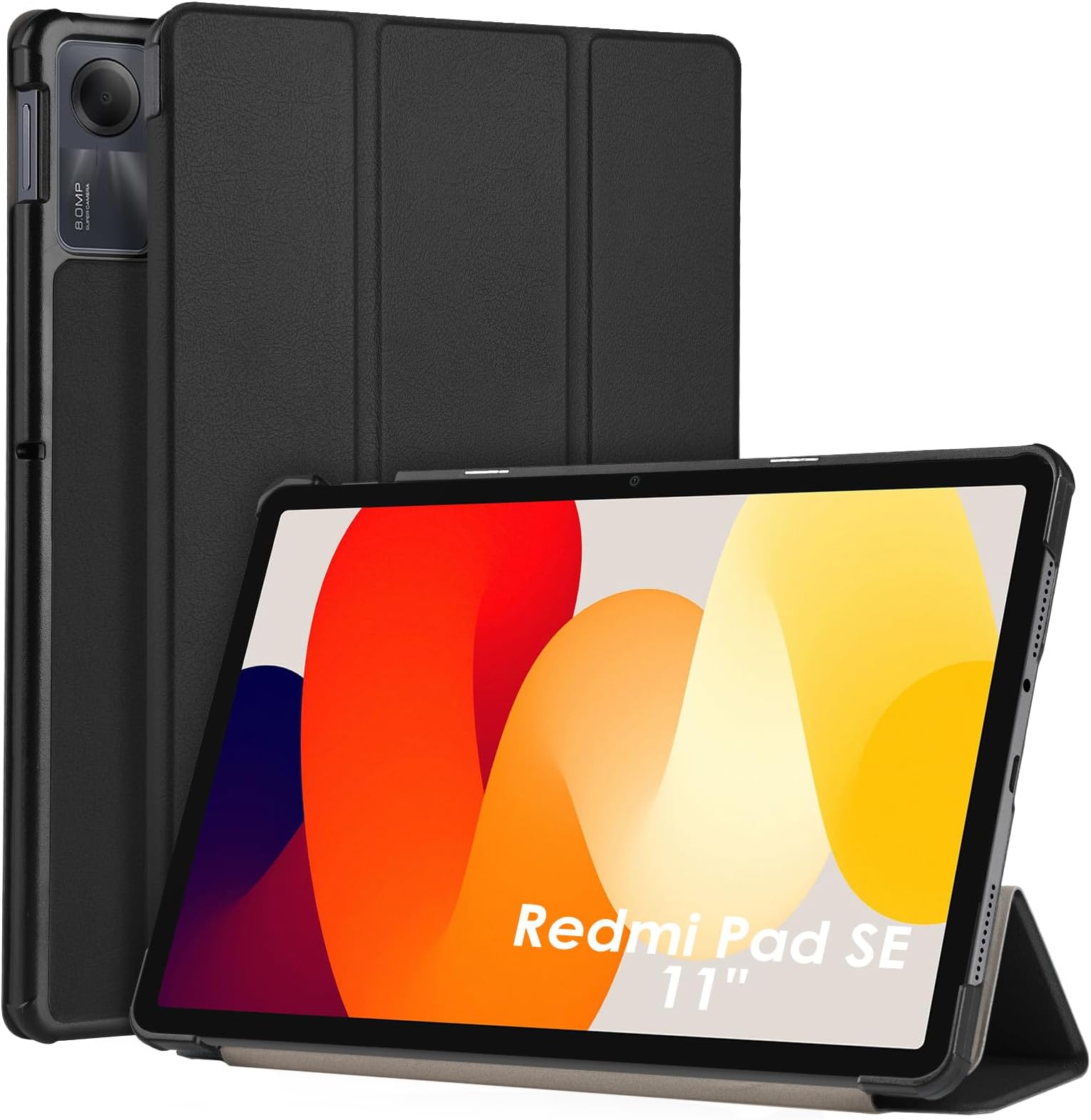 USTIYA Funda para Xiaomi Redmi Pad Se 11" 2023 Carcasa Cuero Protectora ...