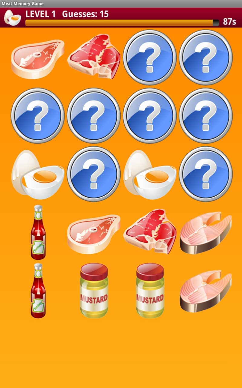 Meat Memory Game:Amazon.co.uk:Appstore for Android