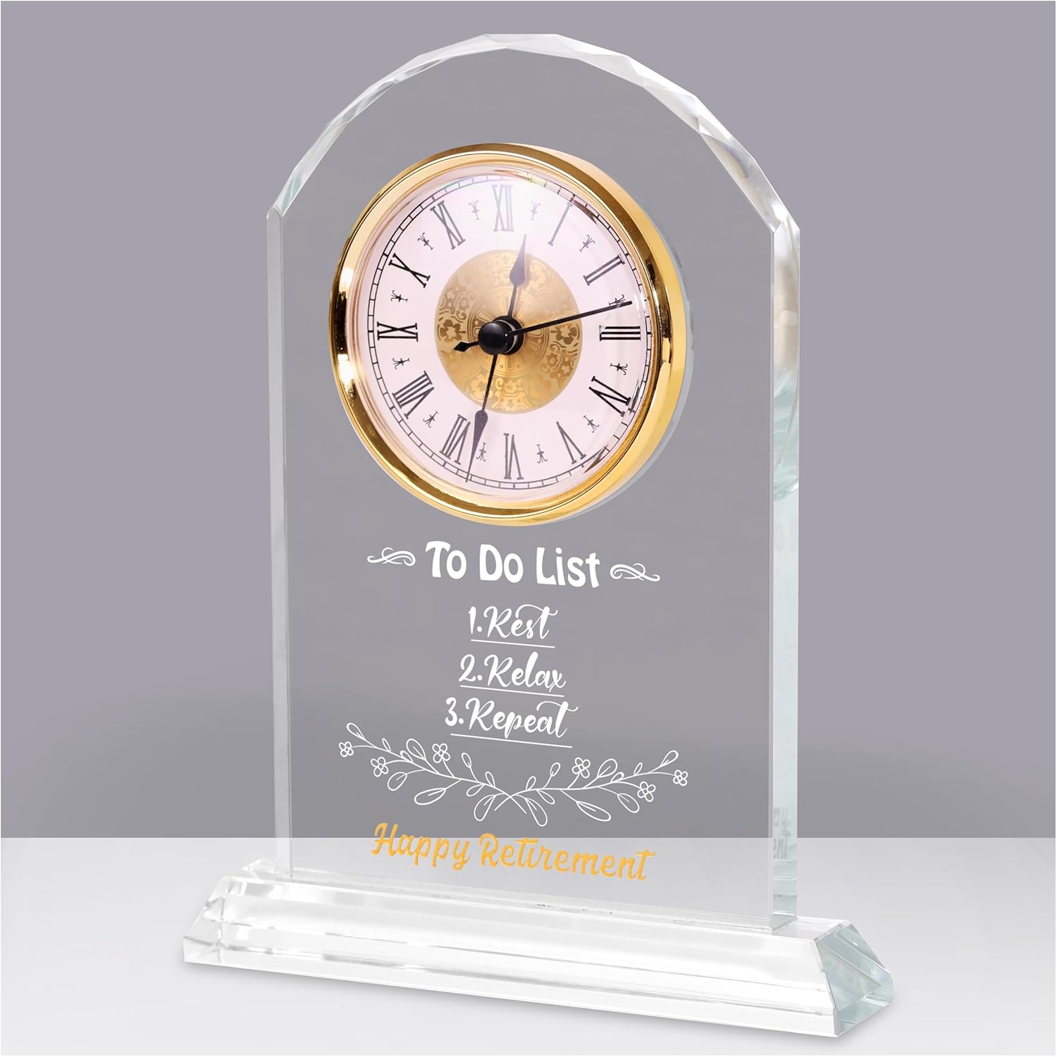Amazon.com: LYNYUN Retirement Clock, Funny Retirement Plaque for Women ...