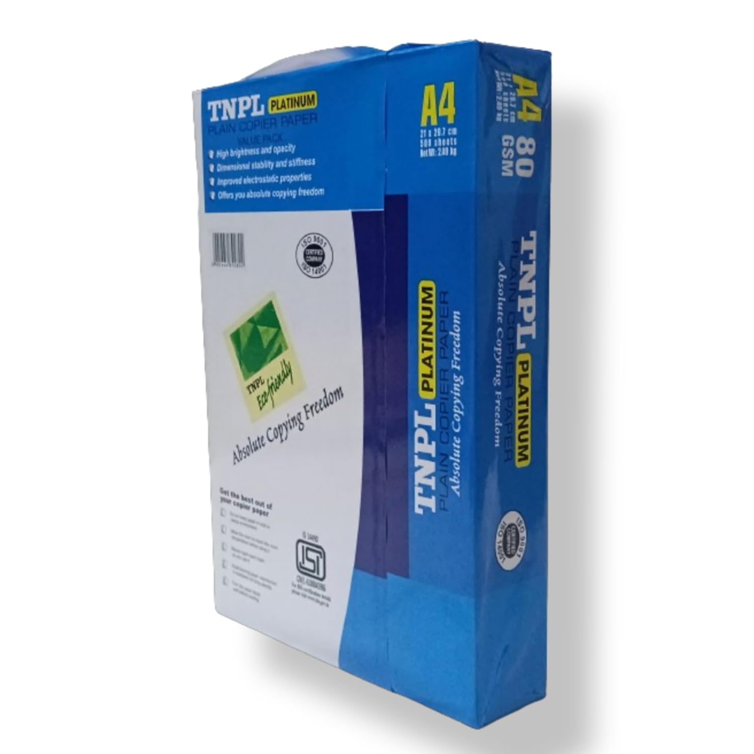 TNPL A4 PAPER BUNDLE - 80 GSM, 500 SHEETS, 1 REAM : Amazon.in: Office ...