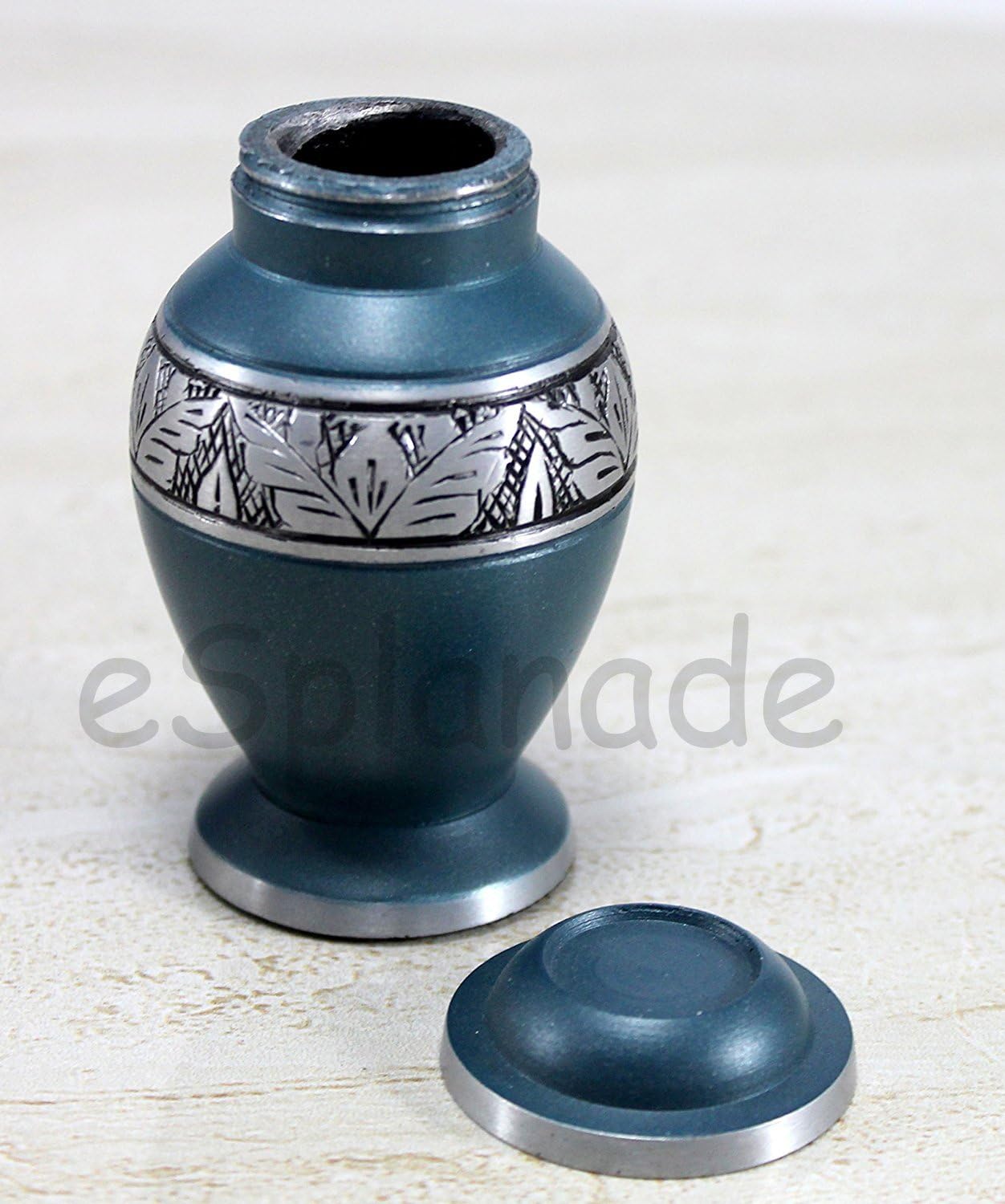 ESPLANADE Cremation Urn Memorials Container Jar Pot | Metal Urns ...