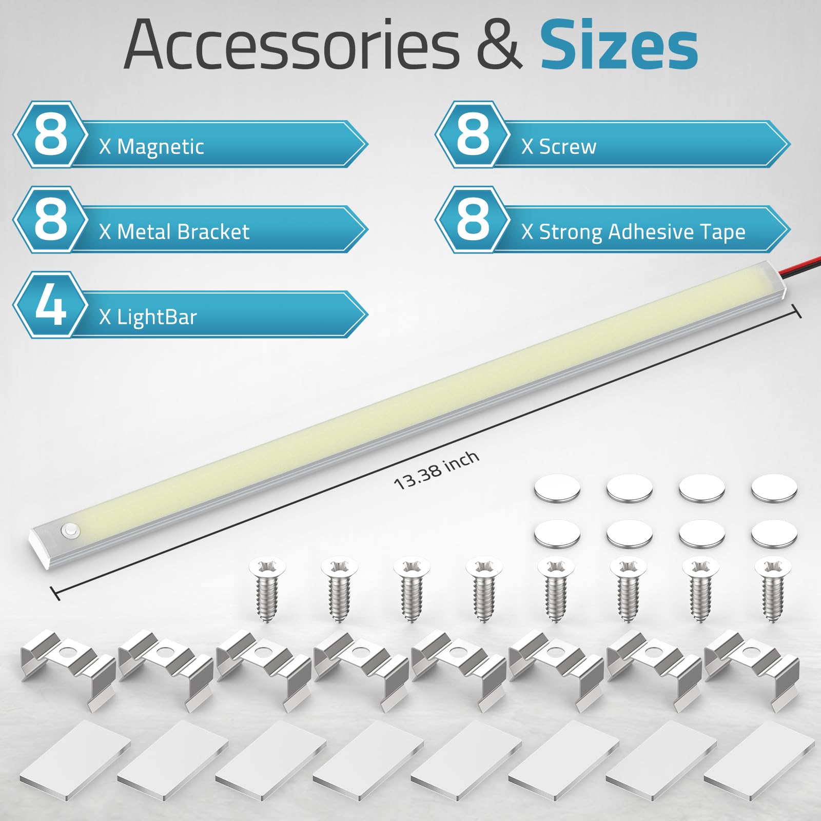 Snapklik.com : 12V LED Light Strip, 12 Volt LED Lights Fixtures 6800k ...