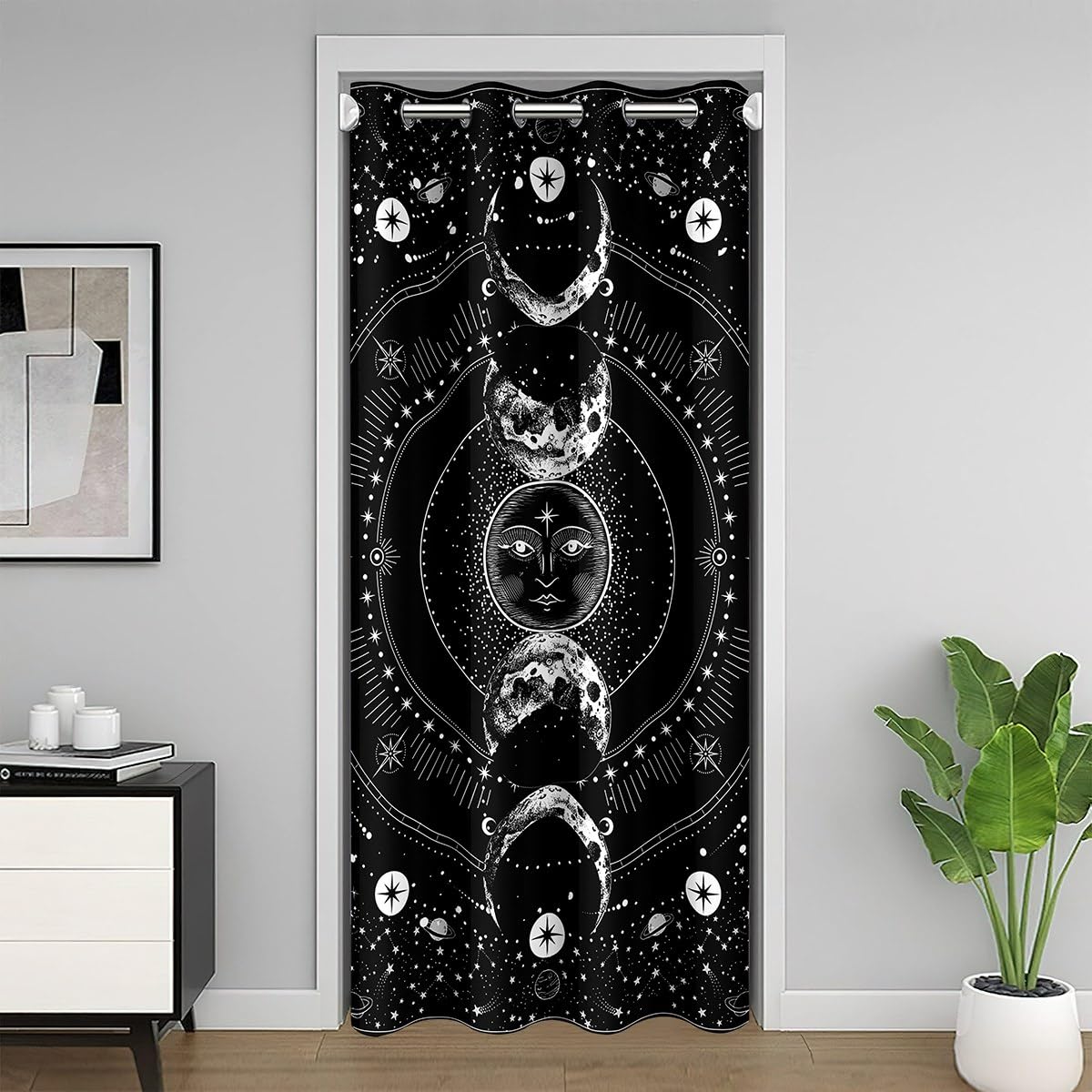 Amazon.com: Castle Fairy Boho Style Door Curtain for Youth Adult ...