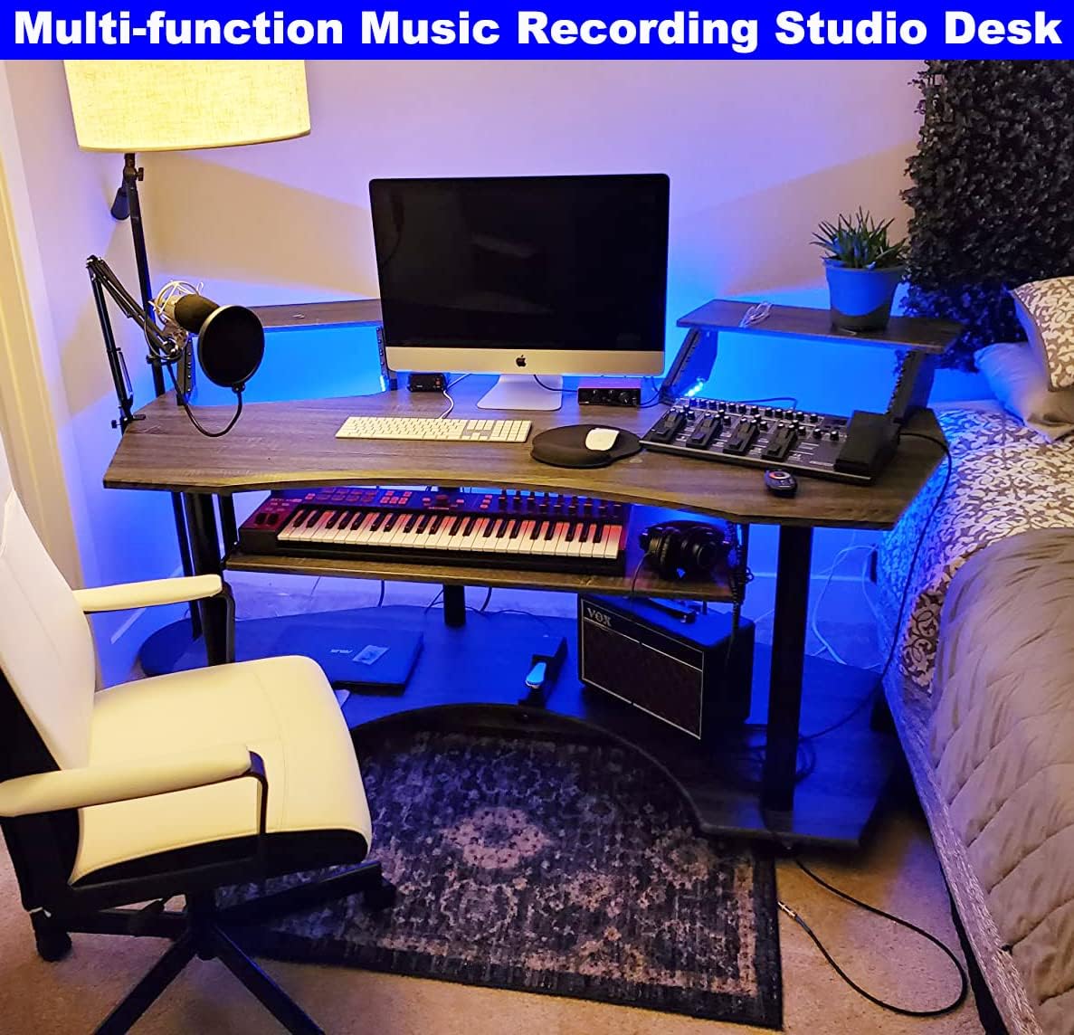 Small Home Recording Studio Desk Tiny Mix Desk | Music Studio Etsy