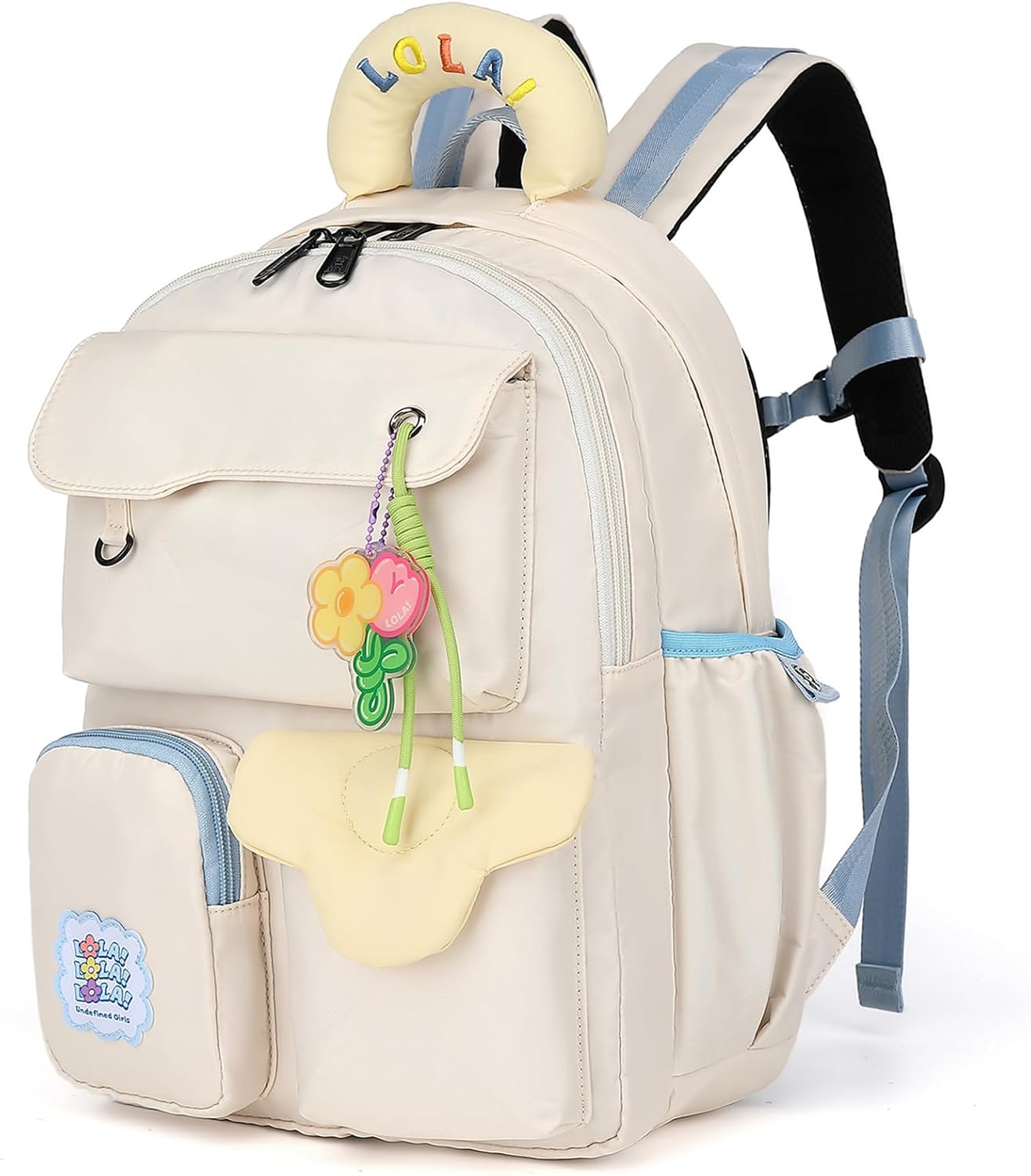 Amazon.com: LOLA DESIGN Cute Waterproof Laptop Backpack for Girls ...