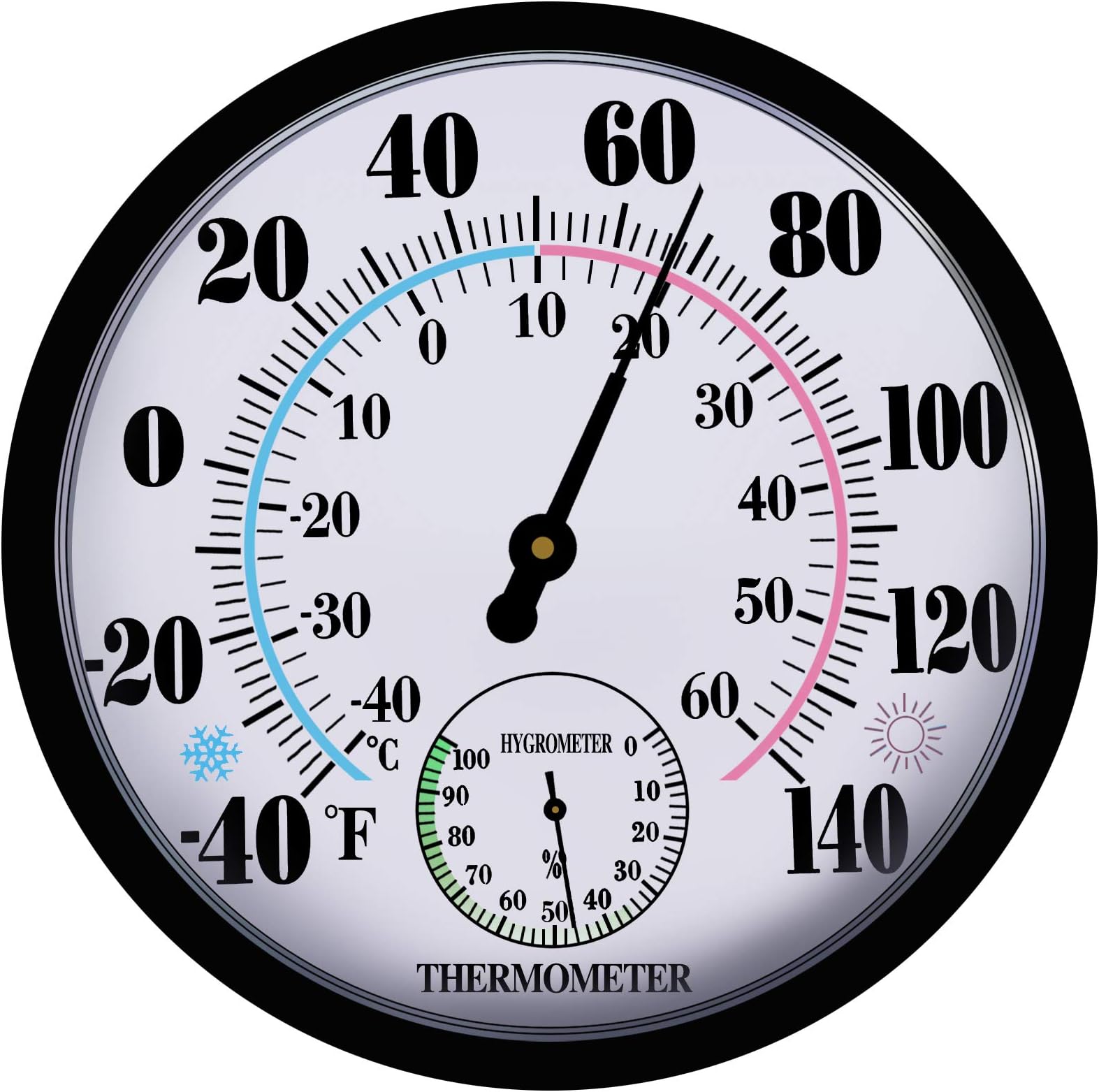 Amazon.com : Taylor Metal Wall Indoor Outdoor Thermometer and ...