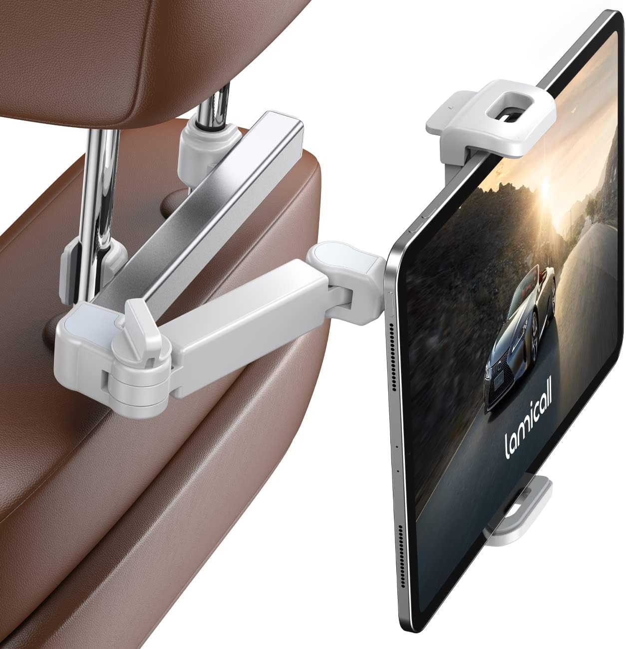 Amazon.com: Lamicall Car Headrest Tablet Holder - [Extension Arm ...