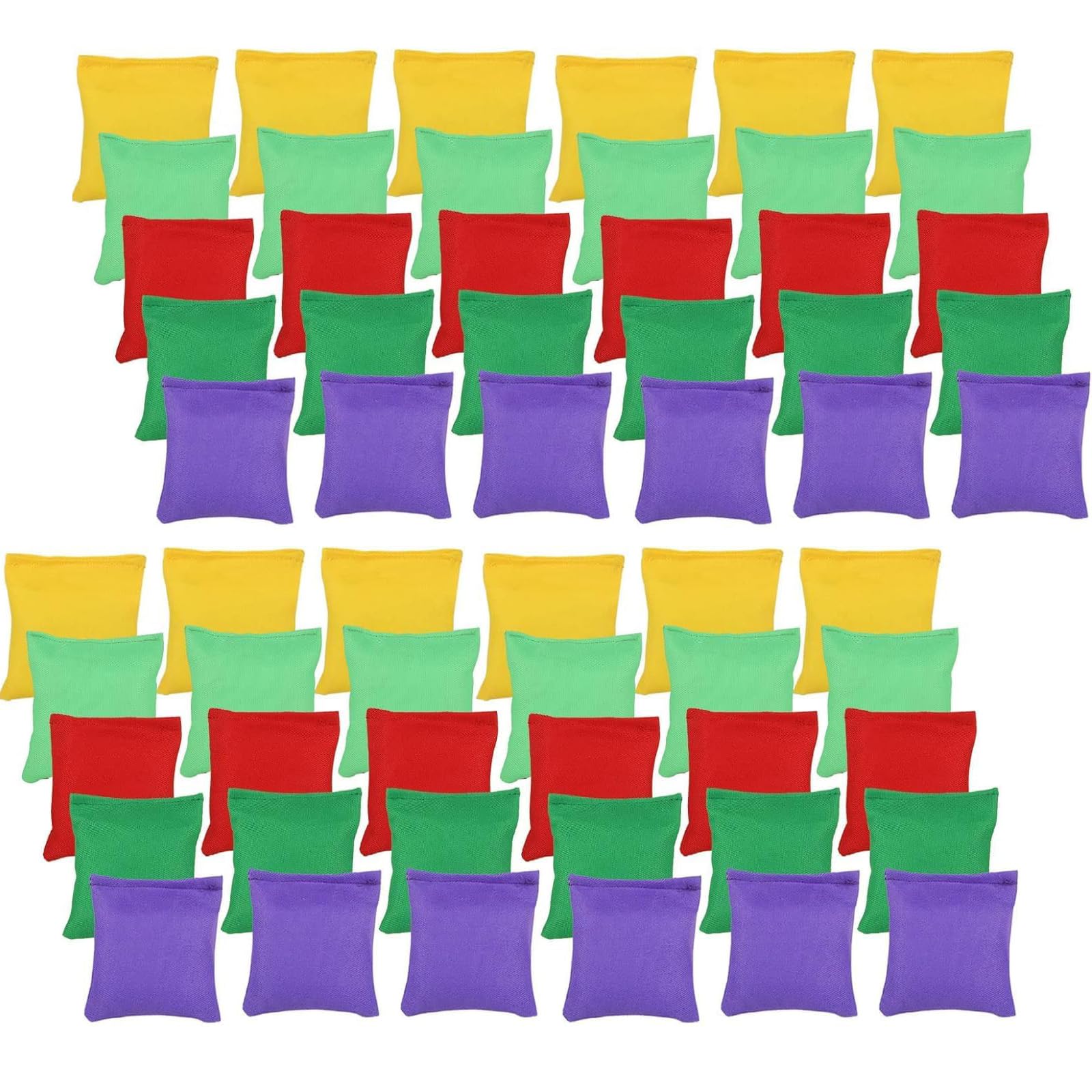 Amazon.com: ACXFOND 50 Pieces Mini Bean Bags Mini Colorful Cornhole ...