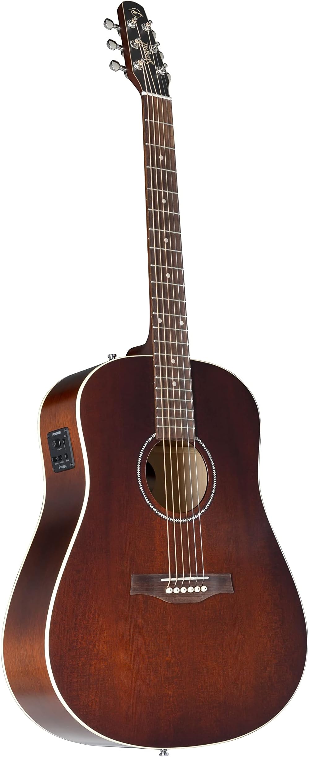 Seagull 6 String Acoustic-Electric Guitar, Right, Burnt Umber, Full ...
