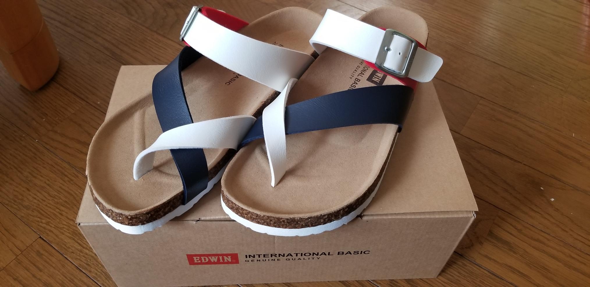 Amazon | [エドウィン] サンダル EB1003 メンズ | ファッションサンダル