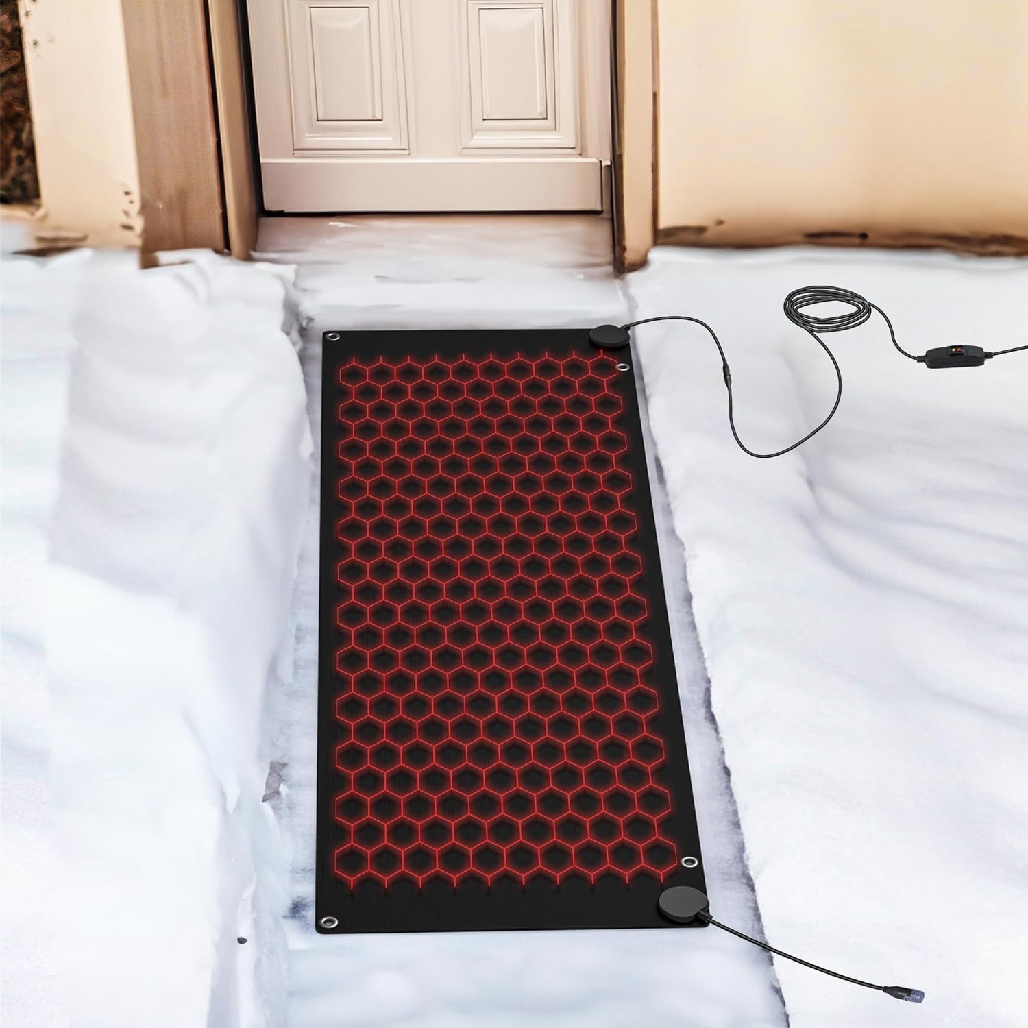 Amazon.com : Espird Snow Melting Mats Outdoor, Heated Snow Melting Mats ...