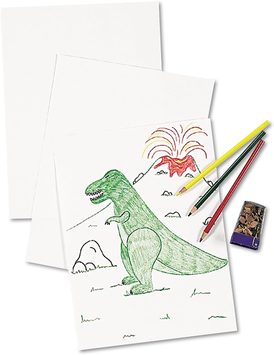 Pacon White Drawing Paper, Standard Weight, 18 x 24 Inches, 500 Sheets ...