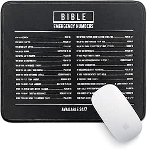 Amazon.com: Bible Verses Extended Mouse Pad (9’’ x 7.9’’/230 x 200 mm ...