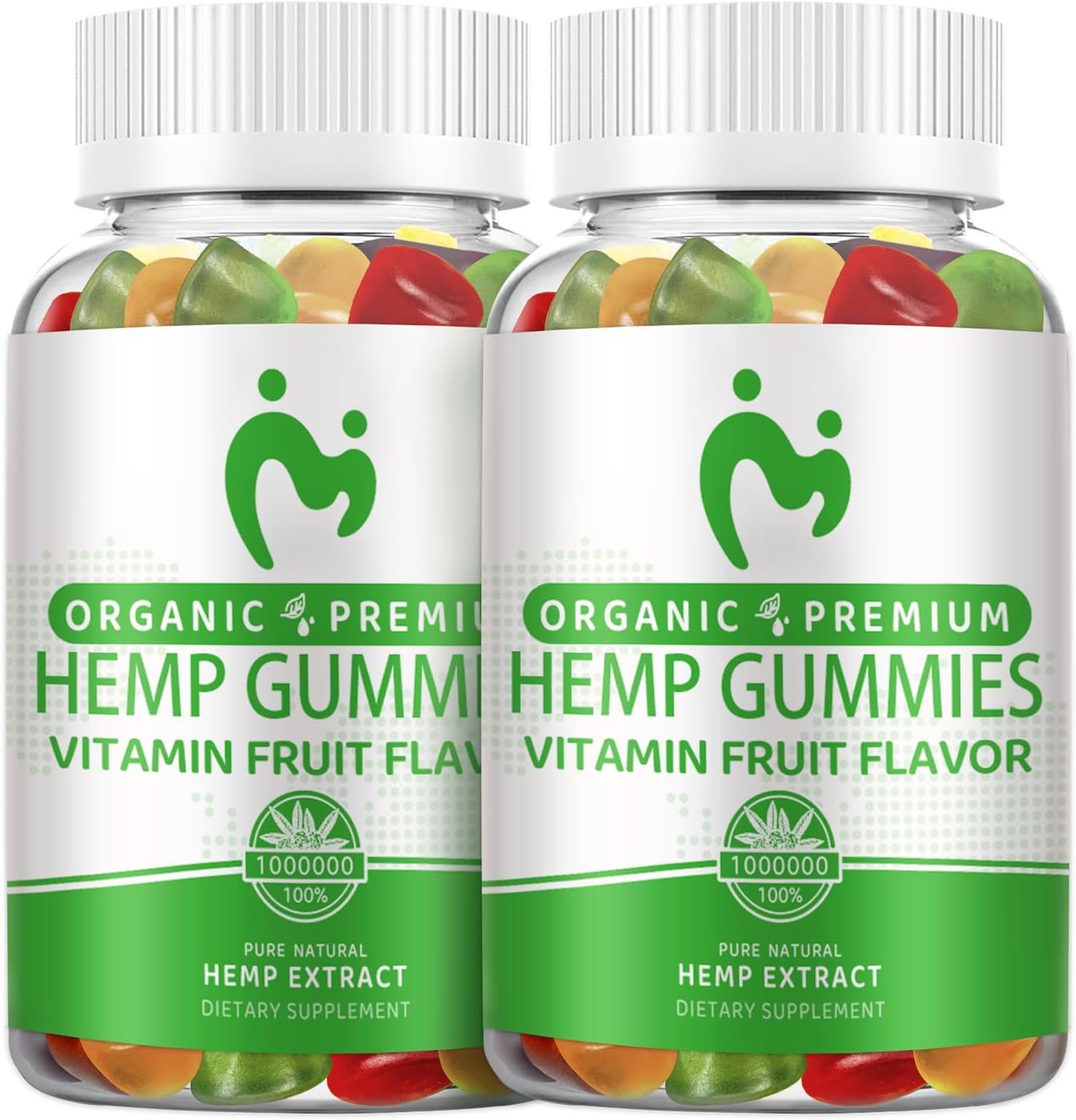 Amazon.com: 2 Packs Organic Hemp Gummies Extra Strengthen100W High ...