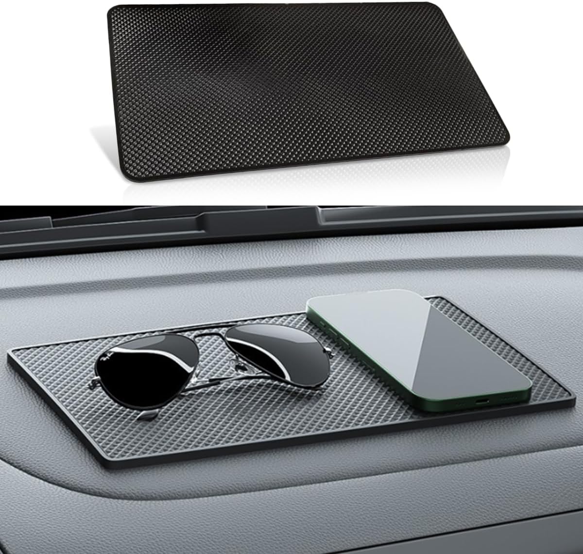 Amazon.com: Car Dashboard Anti-Slip Mat, 10.6"×5.9" Universal Car Dash ...