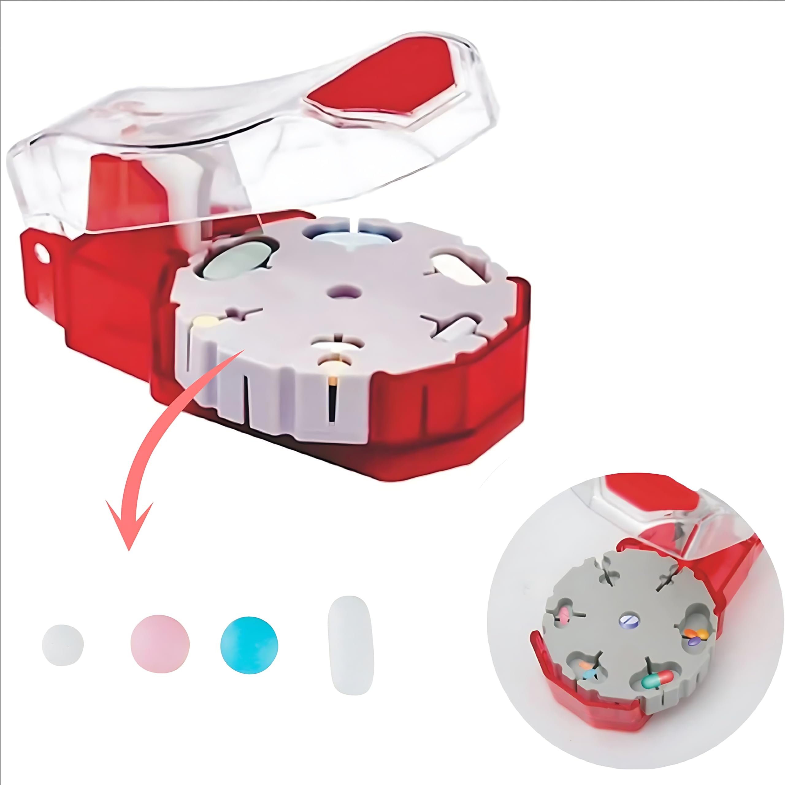 Amazon.com: Pill Cutter for Small or Large Pills, Medicine Slicer with ...