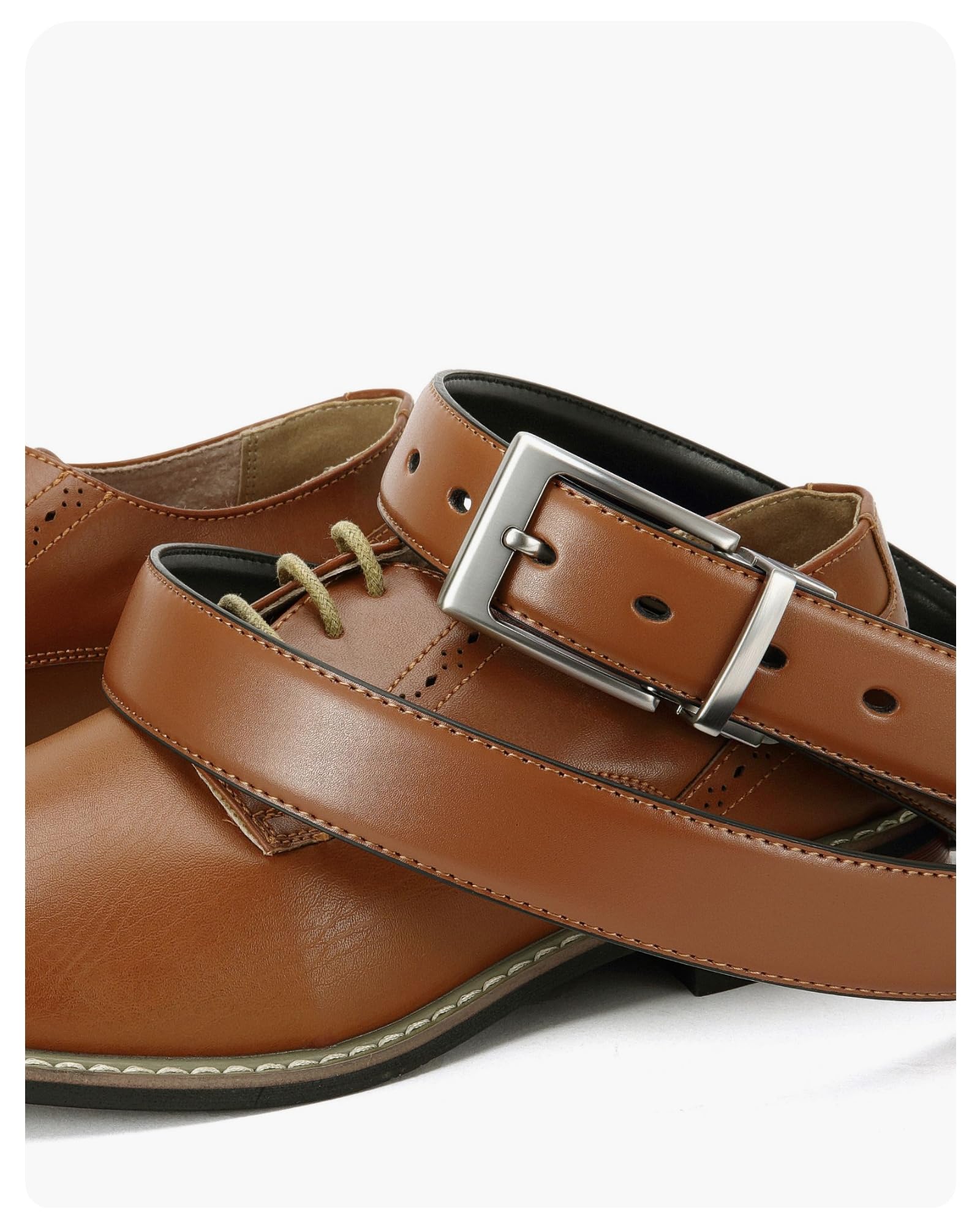 Snapklik.com : CHAOREN Mens Belts Leather 1 Pack - 1.25" Reversible Belts For Men For Dress ...