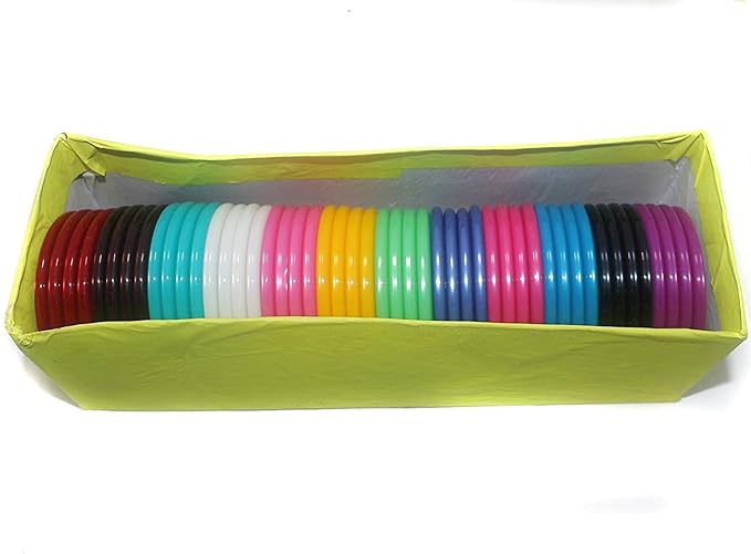 DMS RETAIL Multicolour Plastic Bangles for Silk Thread Jewelry Making ...