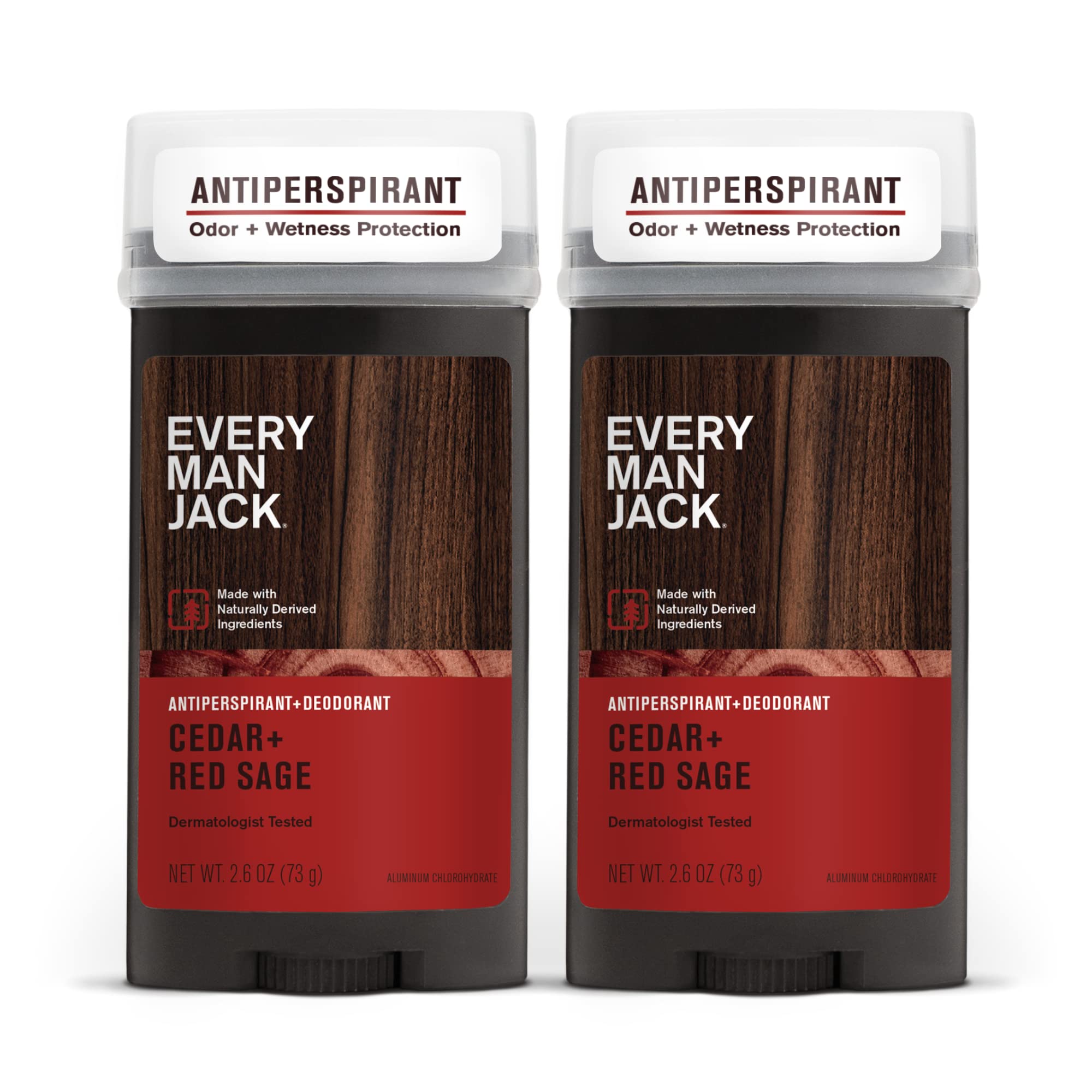 Amazon.com : Every Man Jack Men’s Cedar + Red Sage Antiperspirant ...