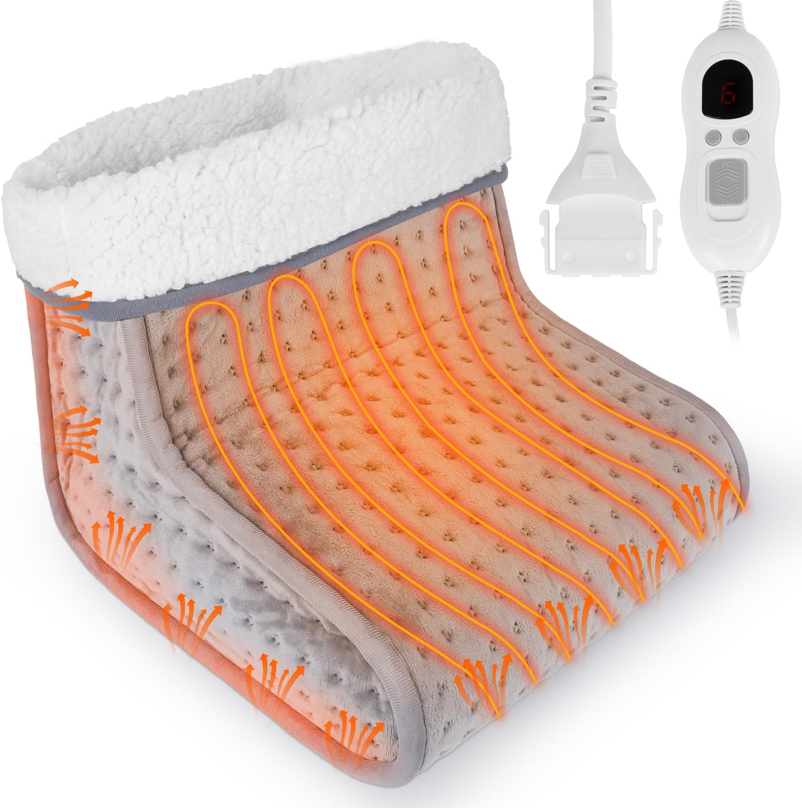 Amazon.com: XINSONYUELL Foot Warmers for Men Women: Electric Foot ...