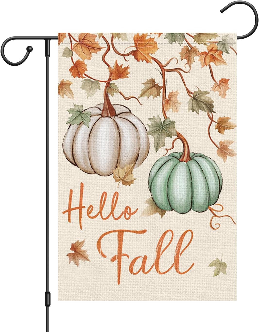 Amazon.com : Louise Maelys Welcome Fall Garden Flag 12x18 Double Sided ...