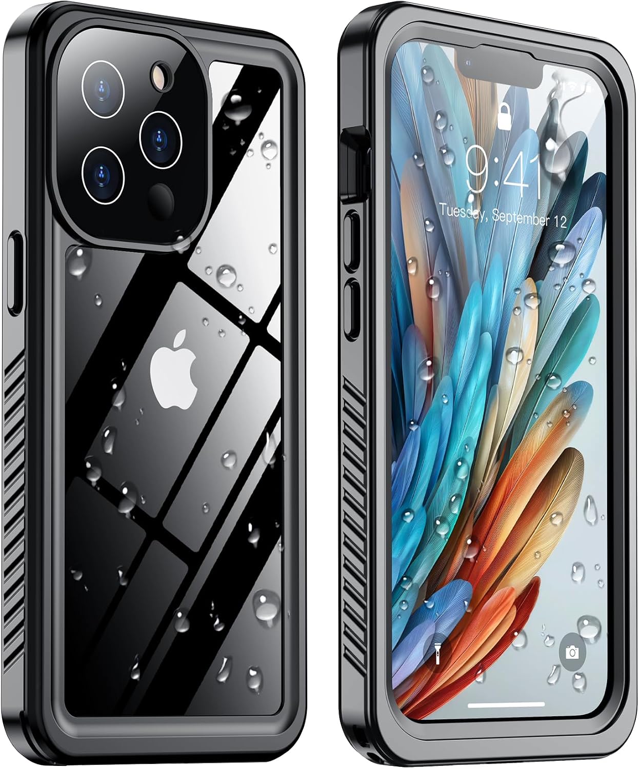 Amazon.com: Temdan for iPhone 13 Pro Max Case Waterproof, [Built-in ...