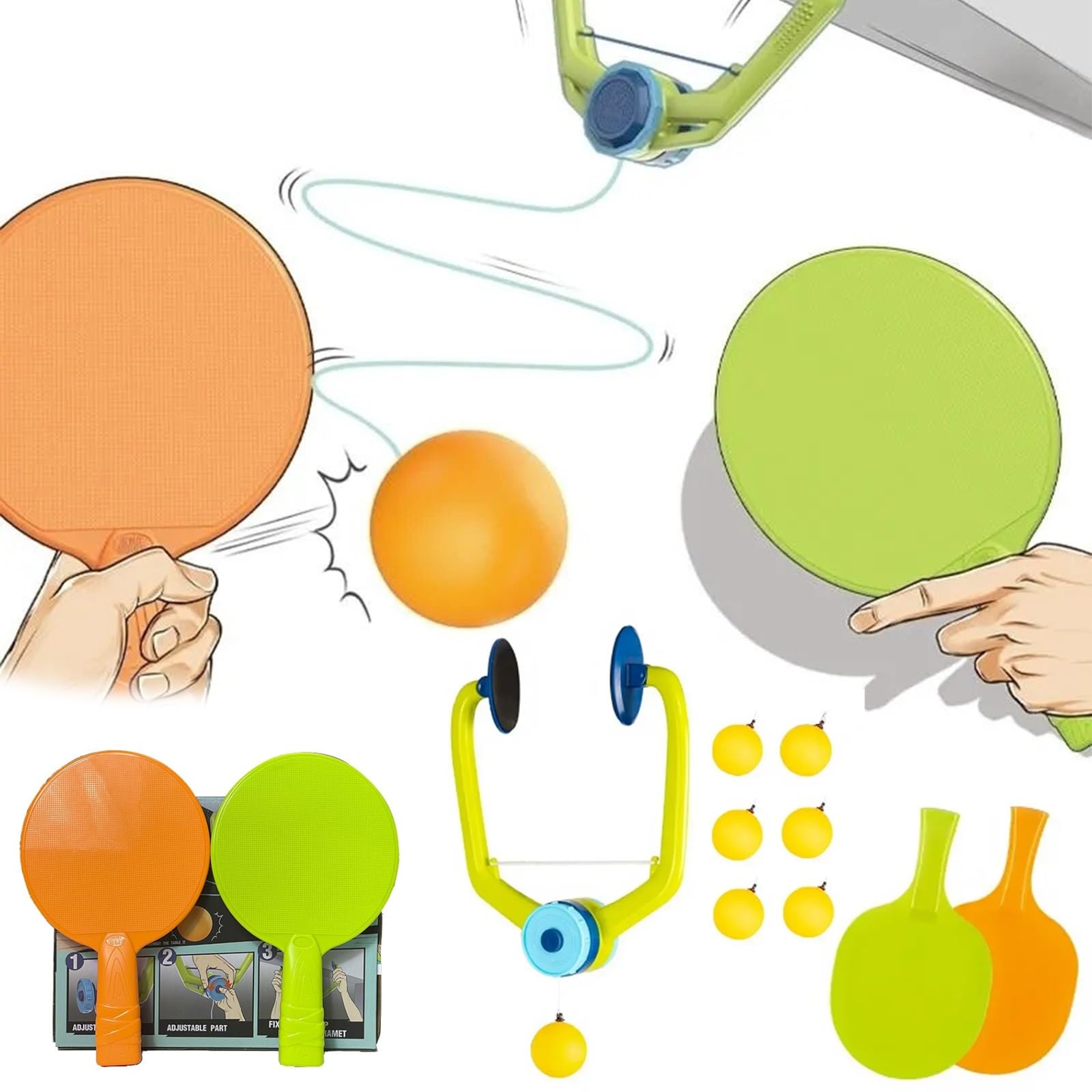 Amazon.com: Door Ping Pong Game, Doorway Ping-pong Double People Self ...