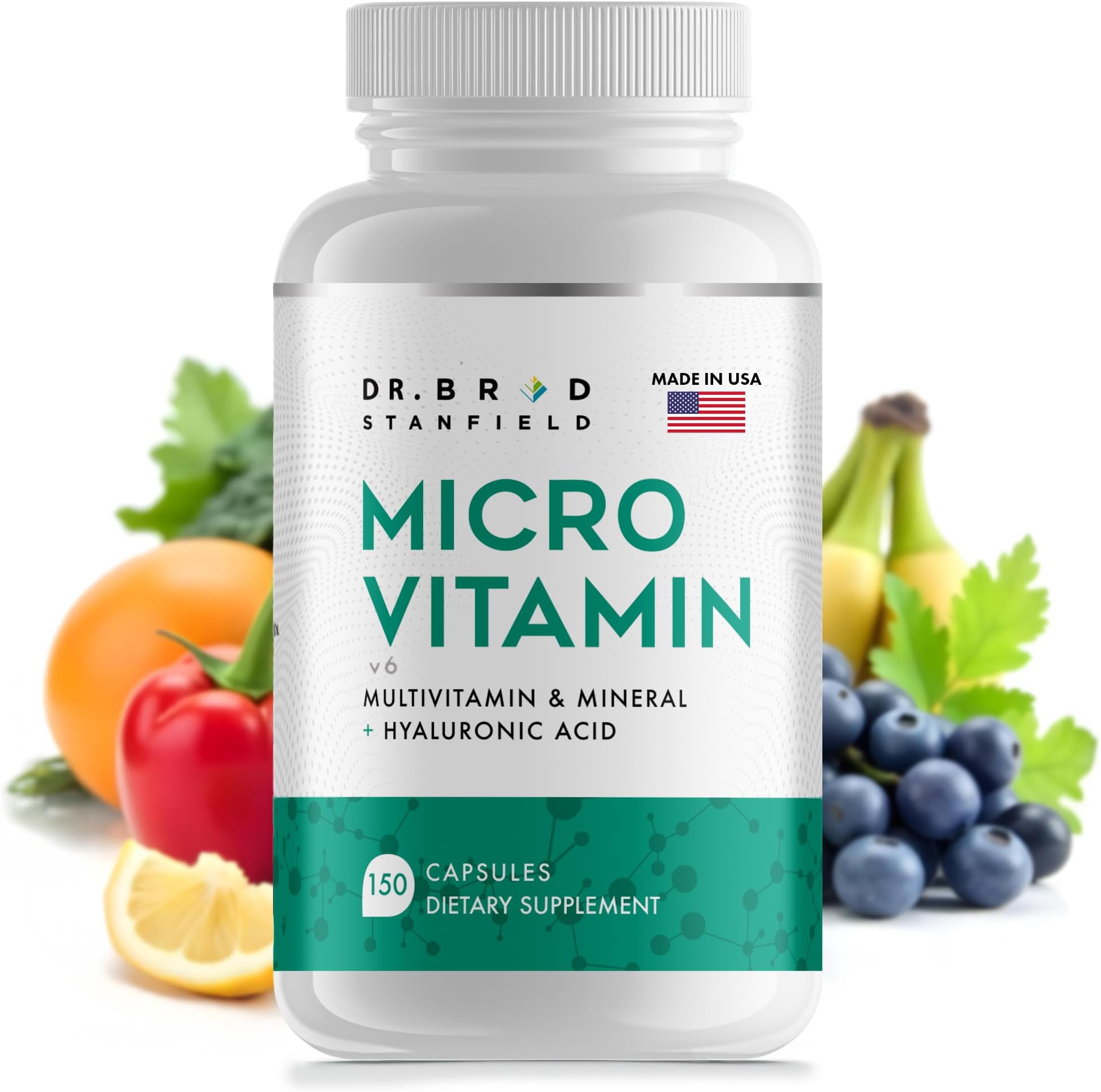Amazon.com: Dr Brad Stanfield Daily Low Dose MultiVitamin & Mineral for ...