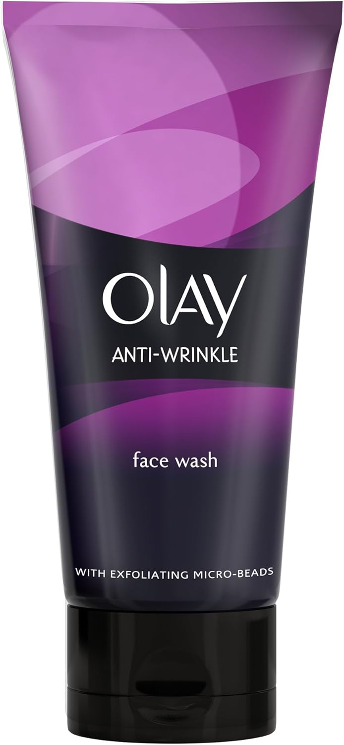 Olay Anti-Wrinkle Face Wash with Exfoliating Micro-Beads, 150 ml ...