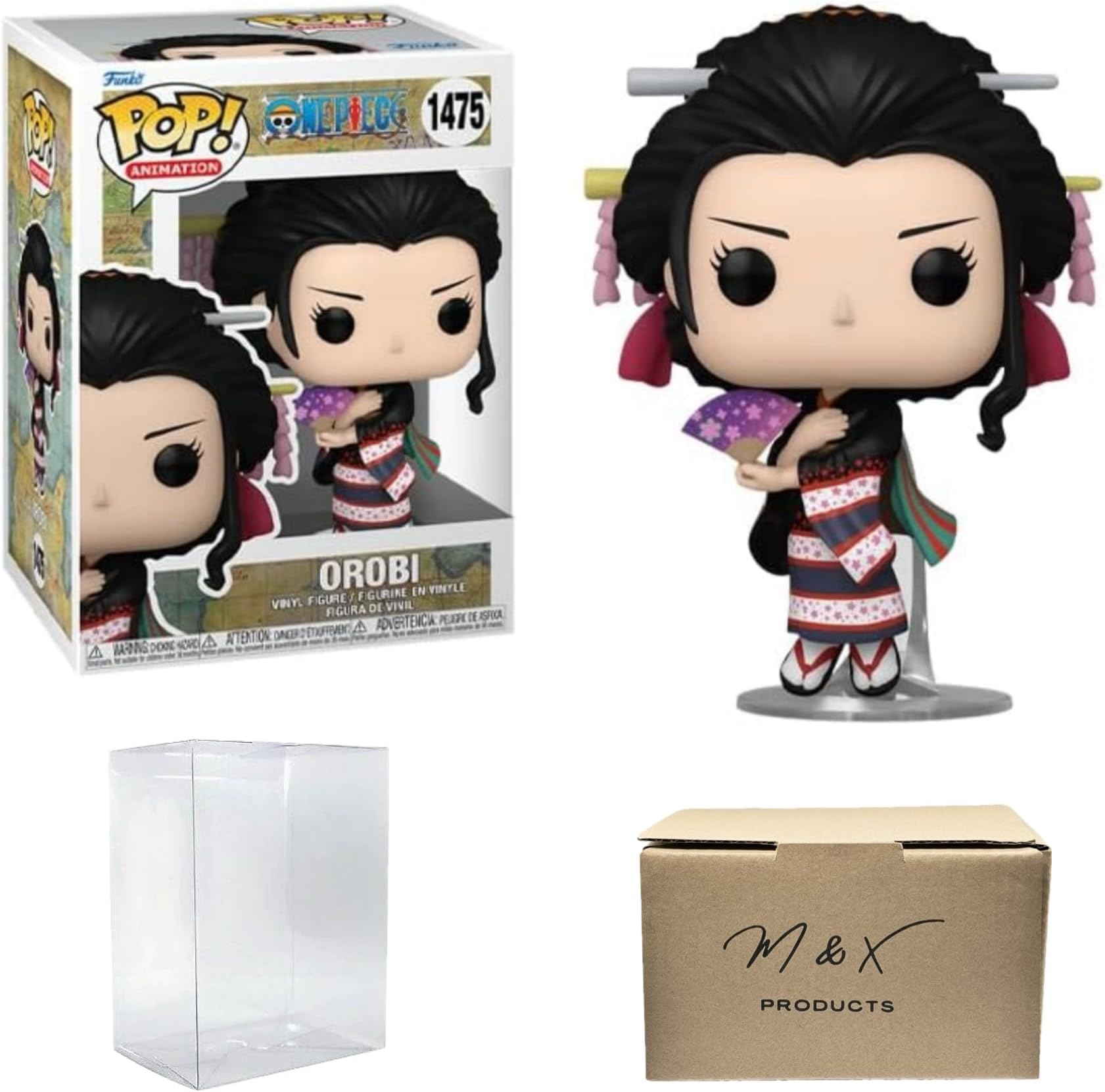 Amazon.com: Funko Pop Animation: One Piece - Orobi (Wano) #1475 Bundled ...